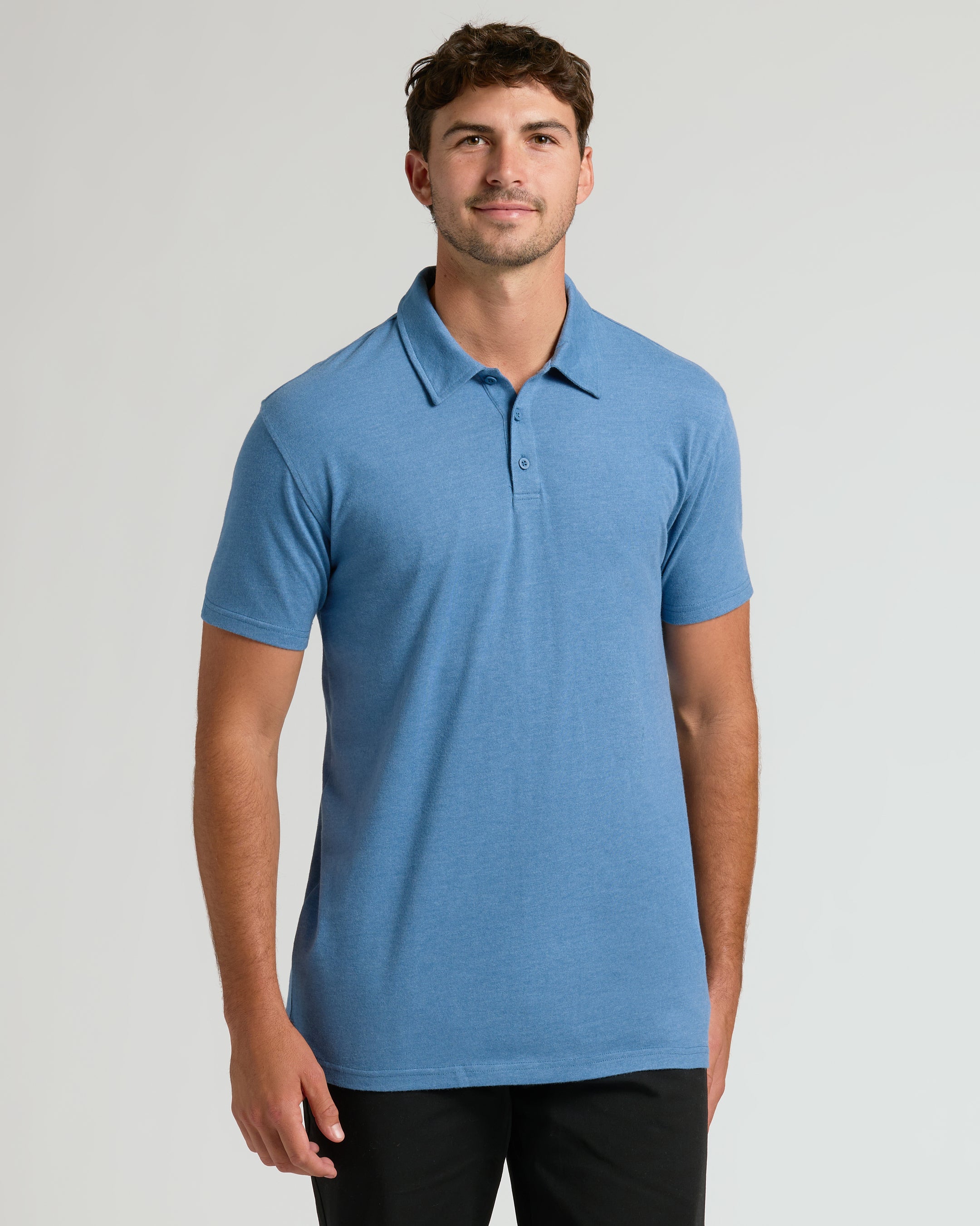TCT_4505_Short-Sleeve-Classic-Polo-Tall_DARK-HEATHER-BLUE-LAKES_Medium_Ecomm_2025_APR_2_94681a02 ...