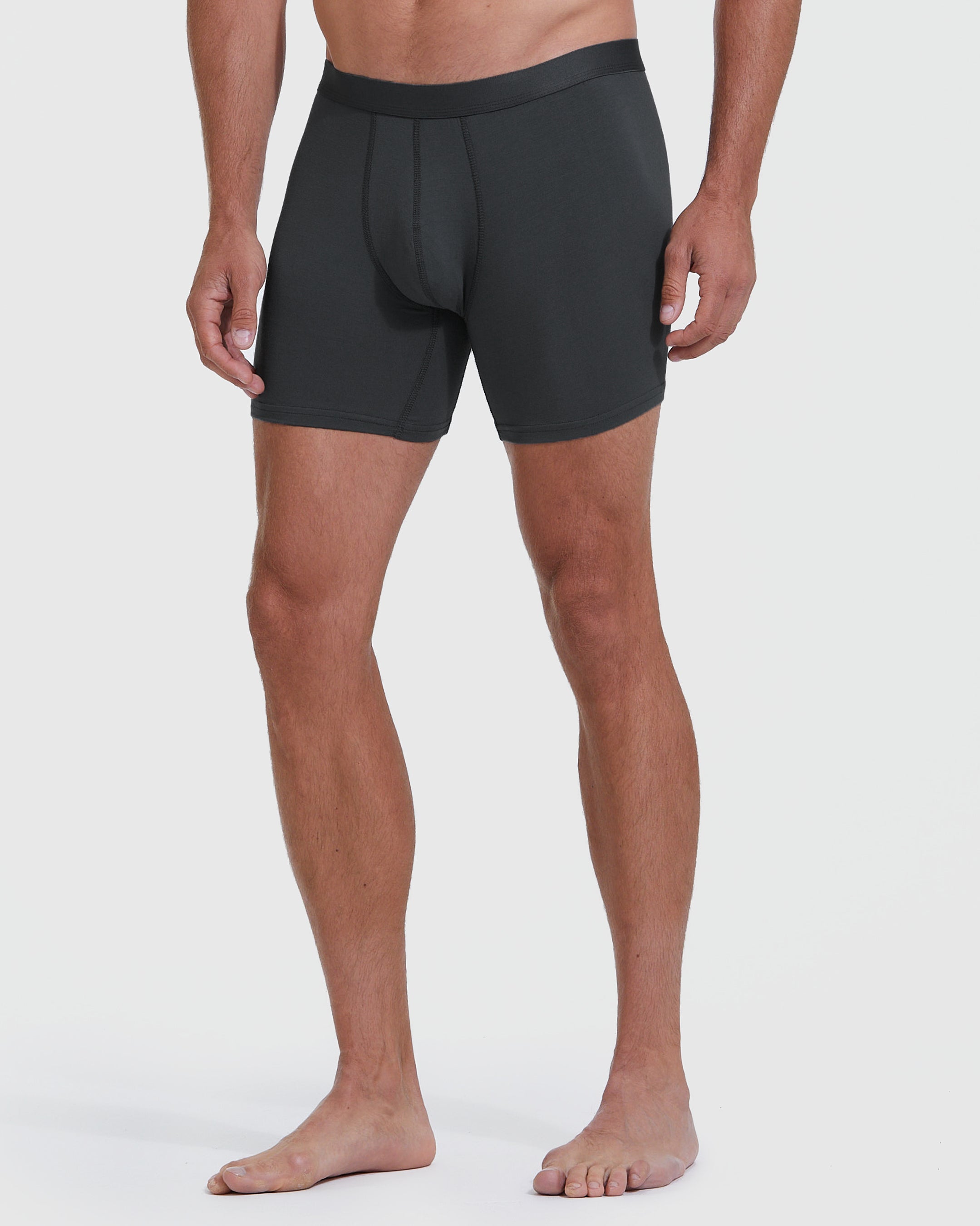 Carbon Boxer Trunks 6-Pack | Carbon Boxer Trunks 6-Pack | True Classic
