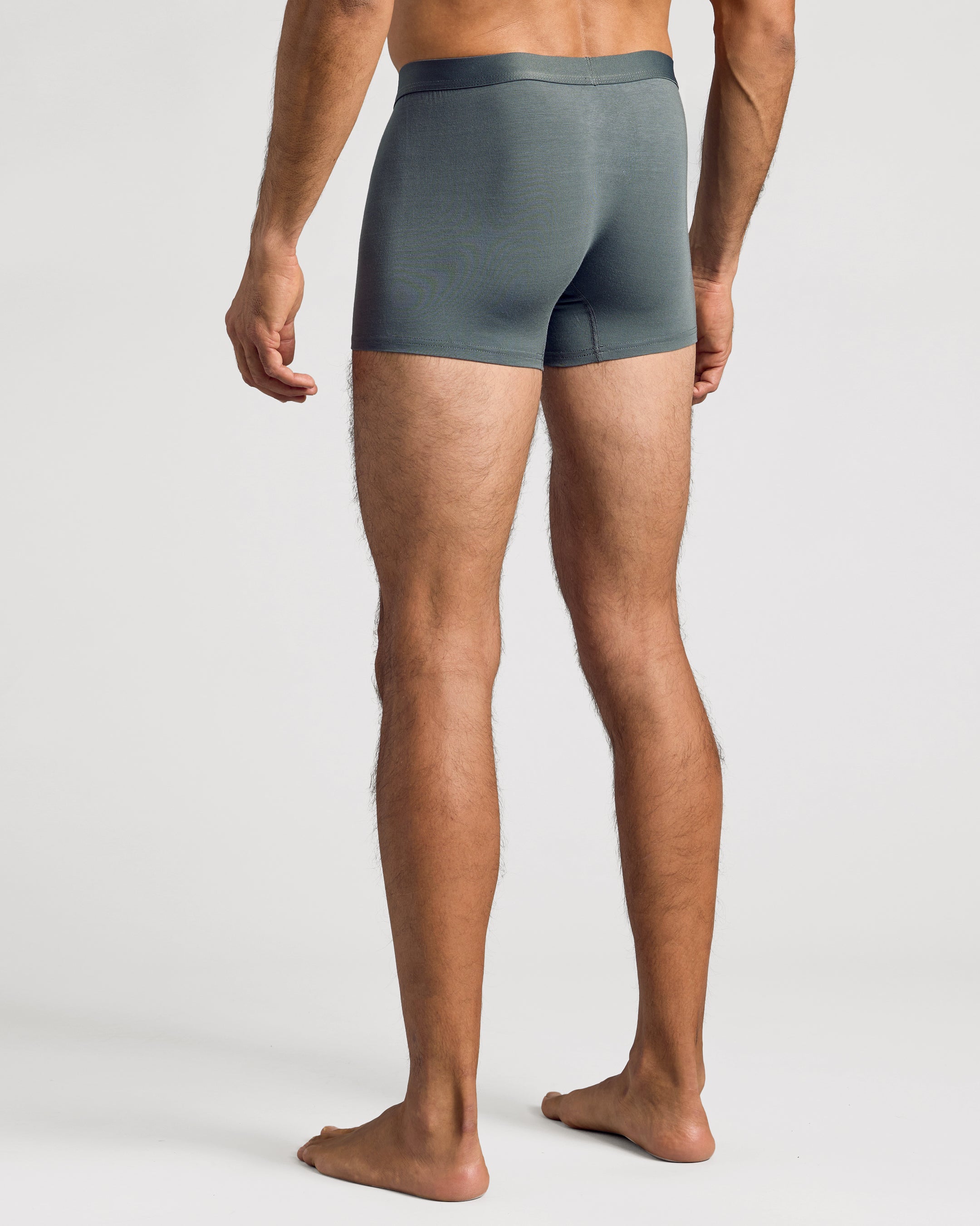 Carbon Boxer Trunks W/ Fly 3-Pack – True Classic