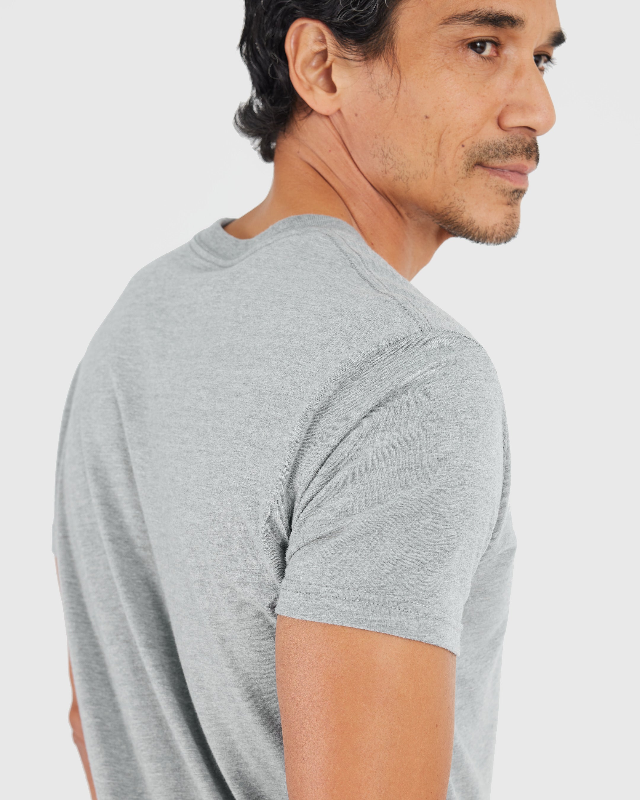 Heather Gray Crew Neck T-Shirt – True Classic