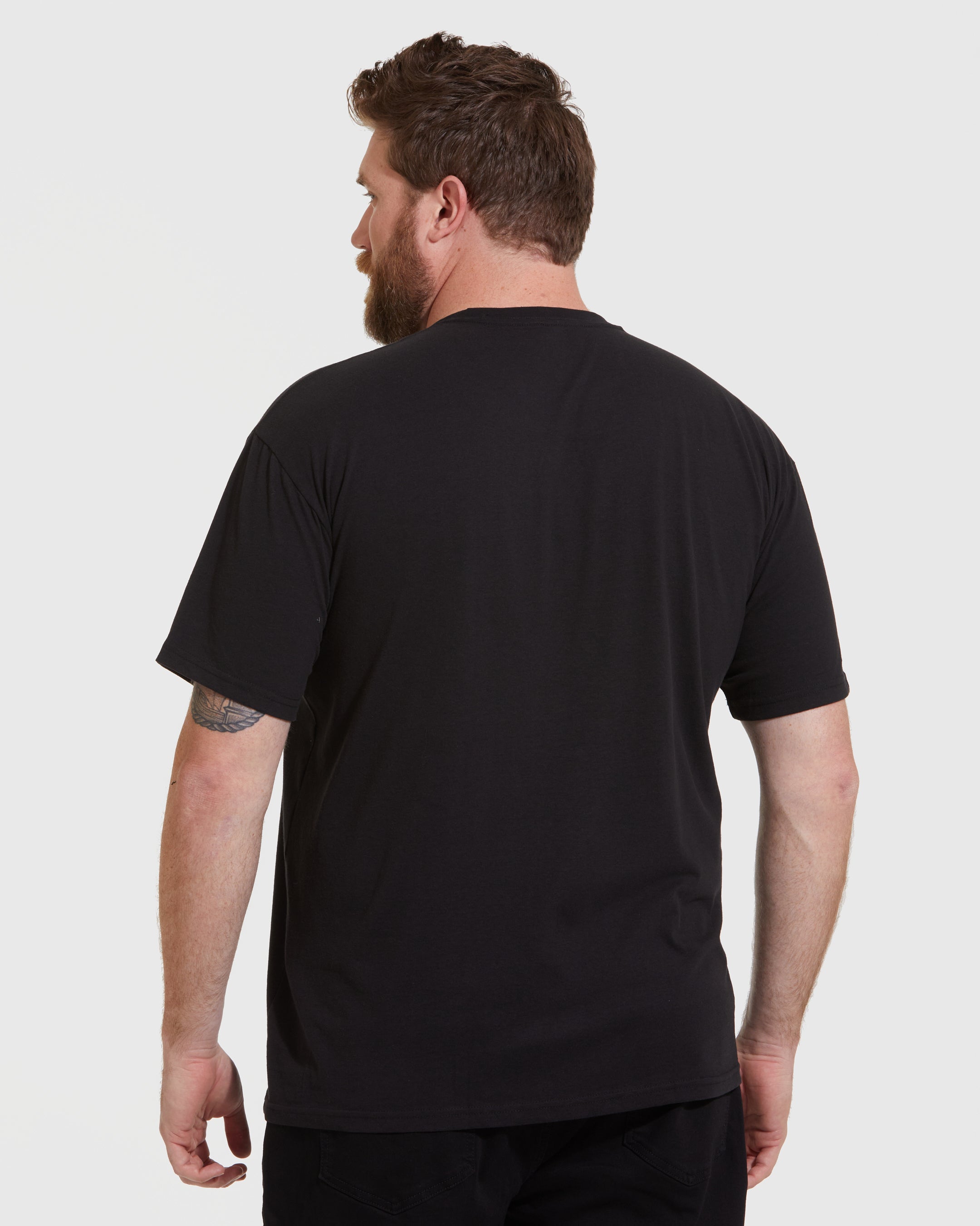 Men’s Black Crew Neck T-Shirt - True Classic