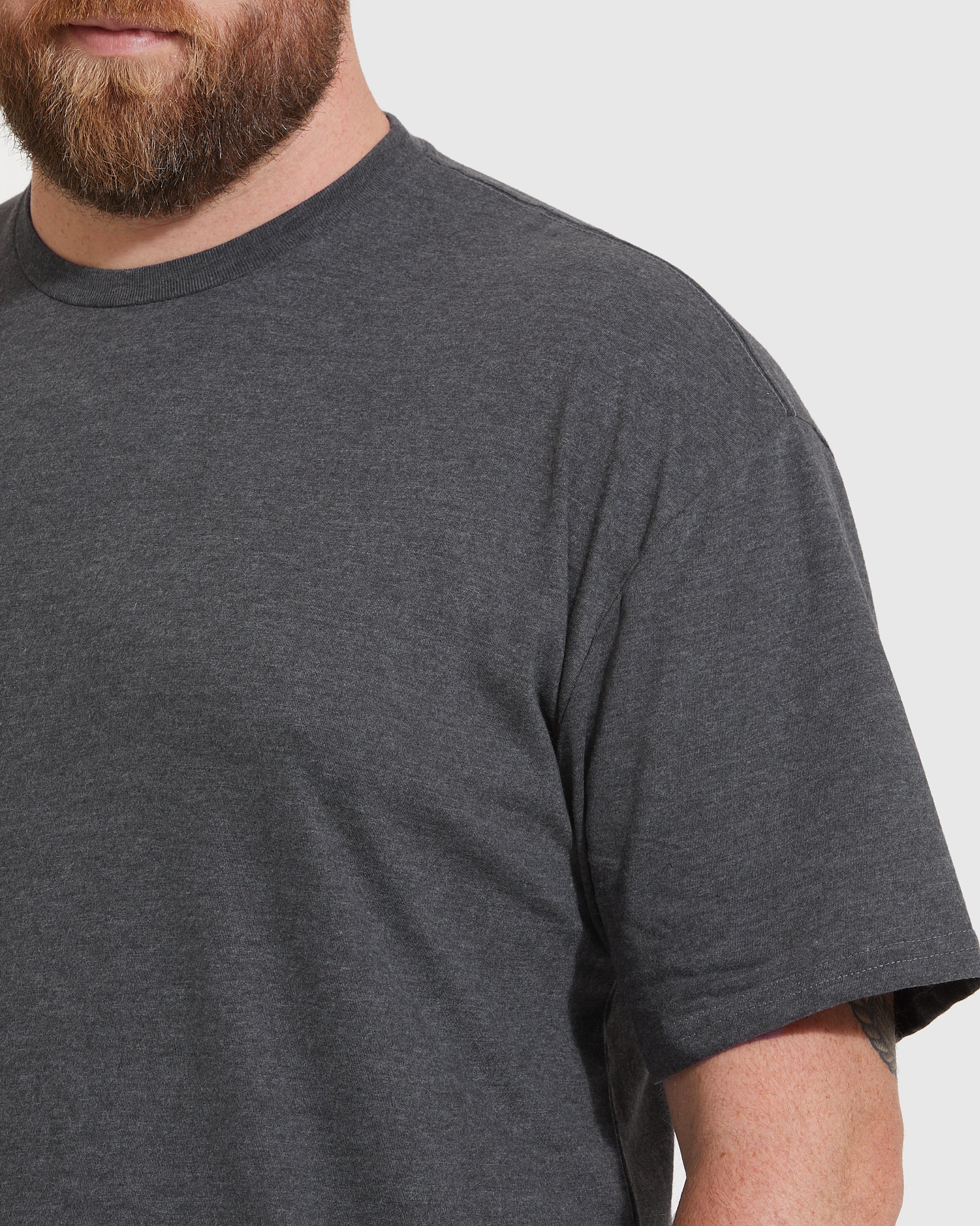 Heather Charcoal Gray Crew Neck T-Shirt – True Classic
