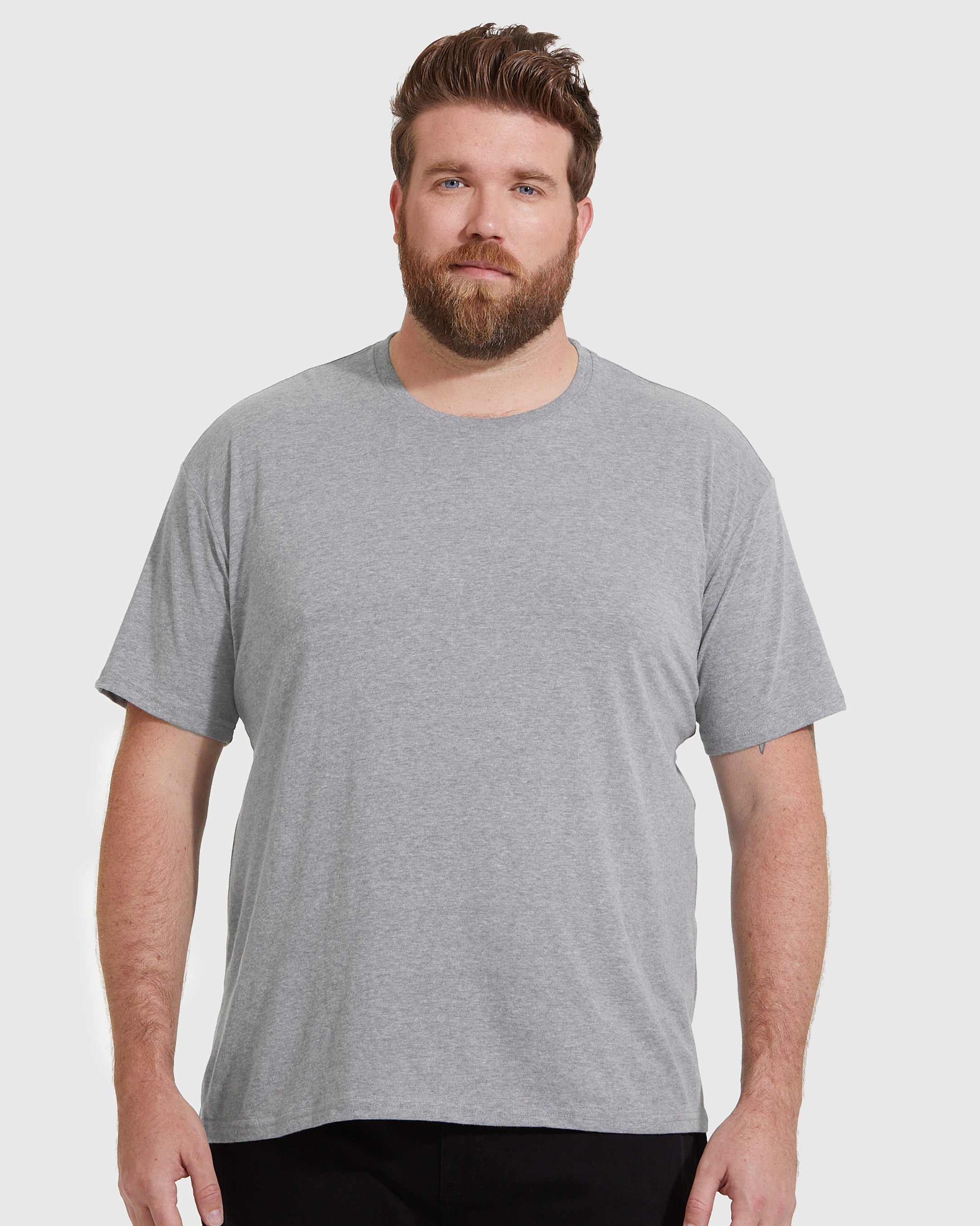 Heather Gray Crew Neck T-Shirt – True Classic