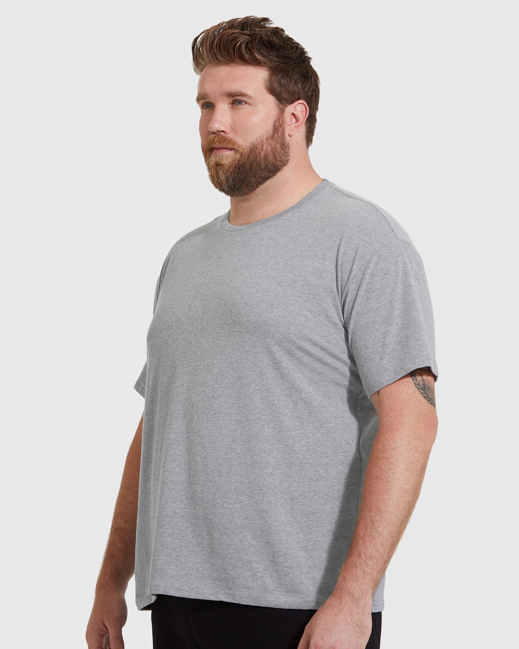 Heather Gray Crew Neck T-Shirt – True Classic