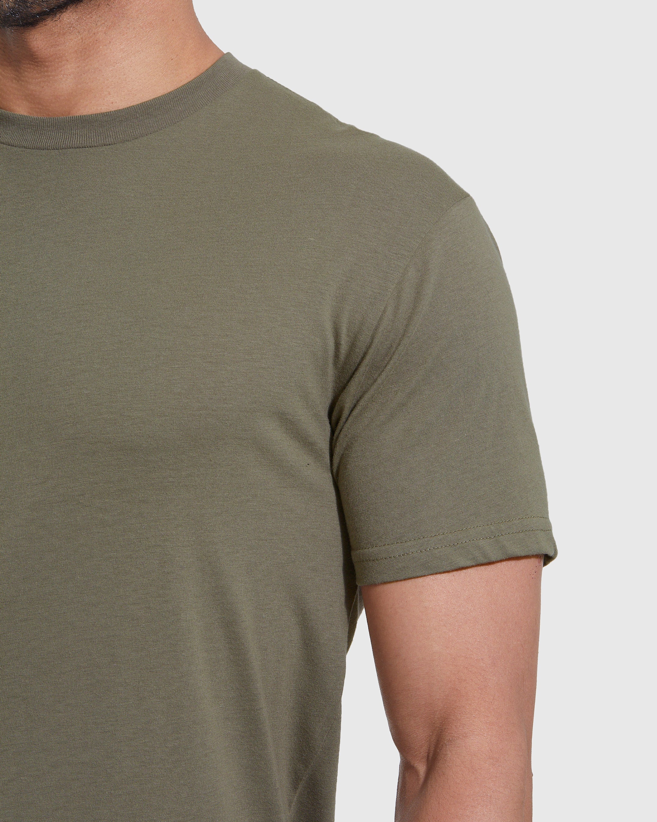 Military Green Crew Neck T-Shirt – True Classic