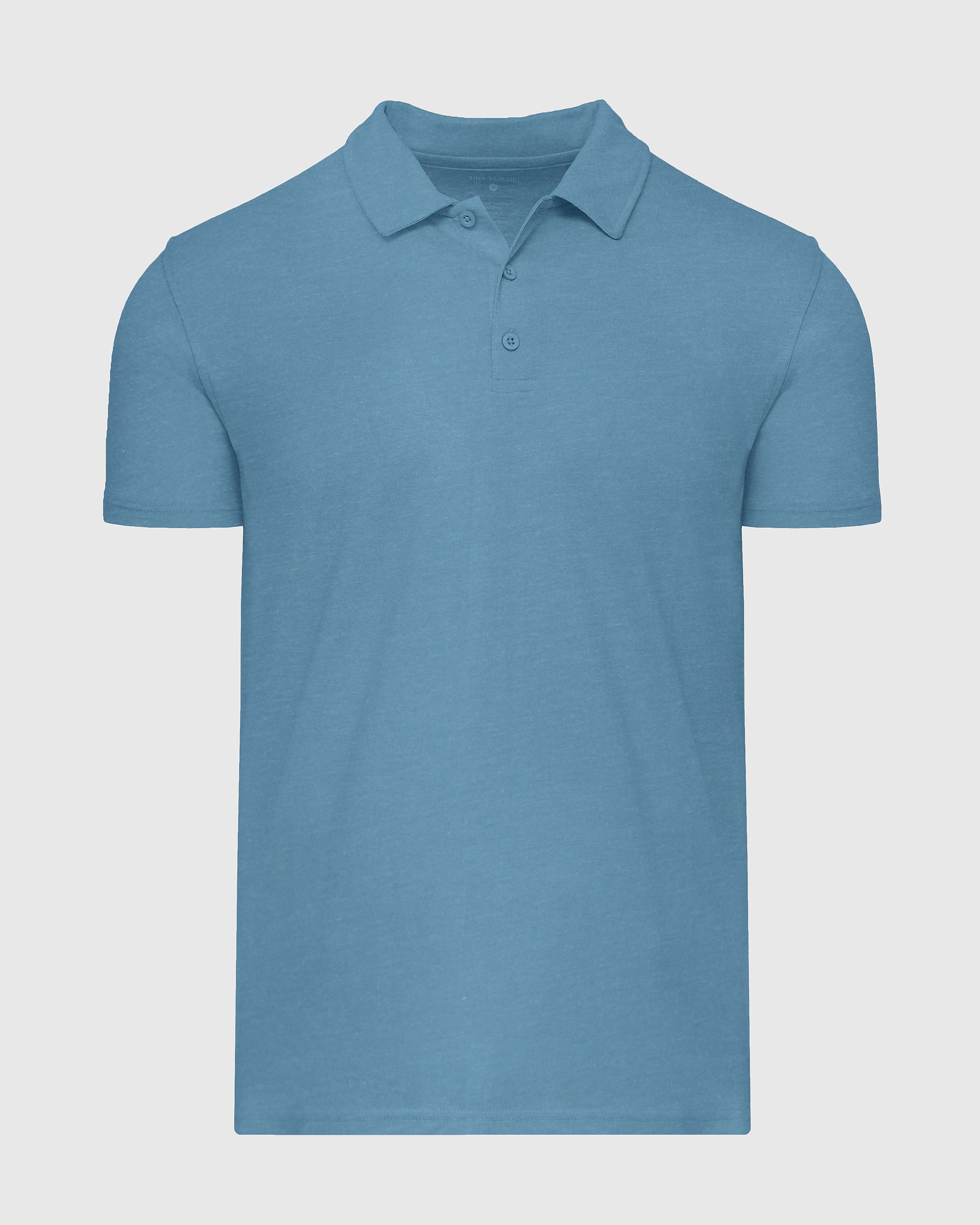 Blue Lake Heather Polo Shirts | Blue Lake Heather Polo | True Classic
