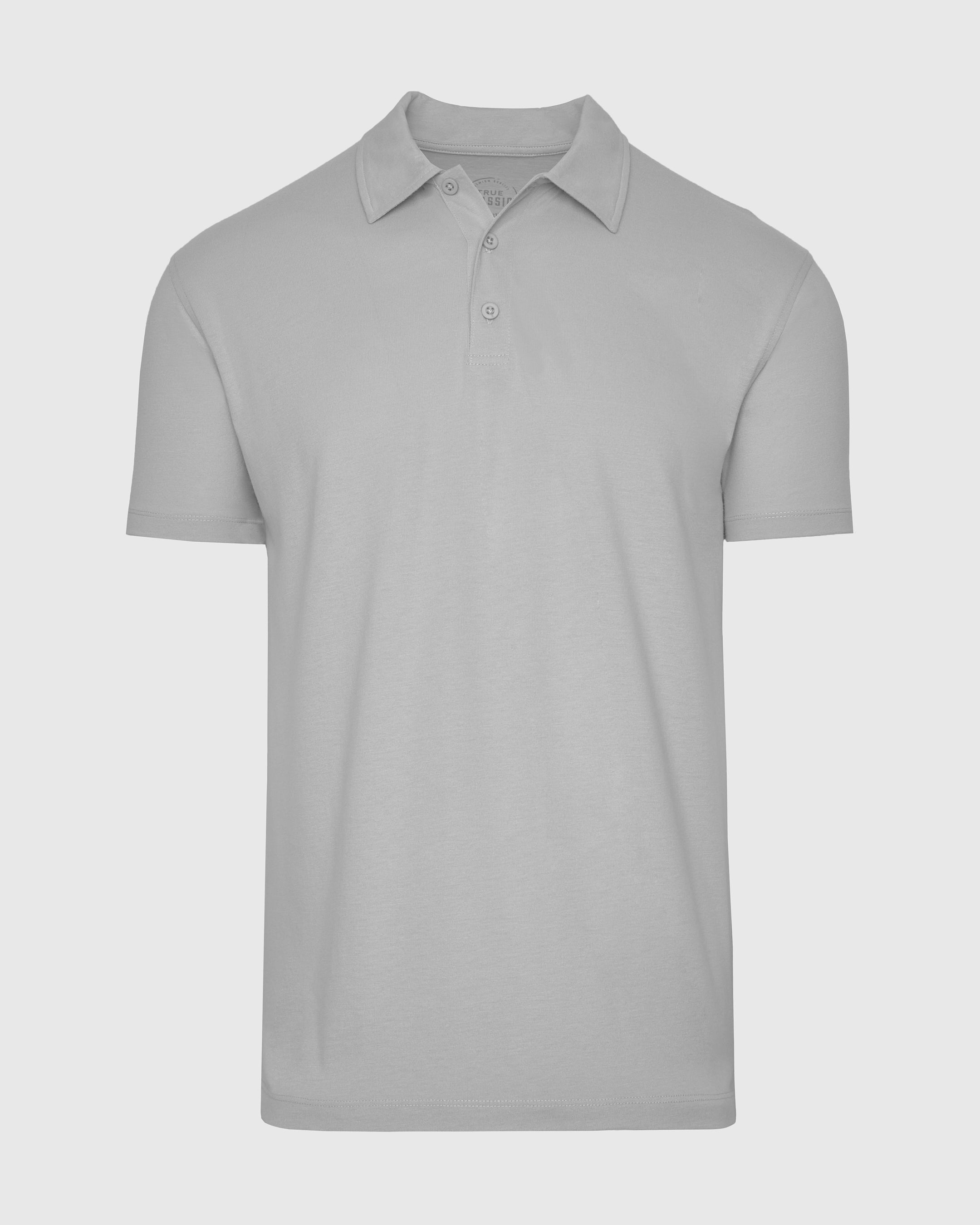 Glacier Gray Short Sleeve Polo | Glacier Gray Short Sleeve Polo | True ...