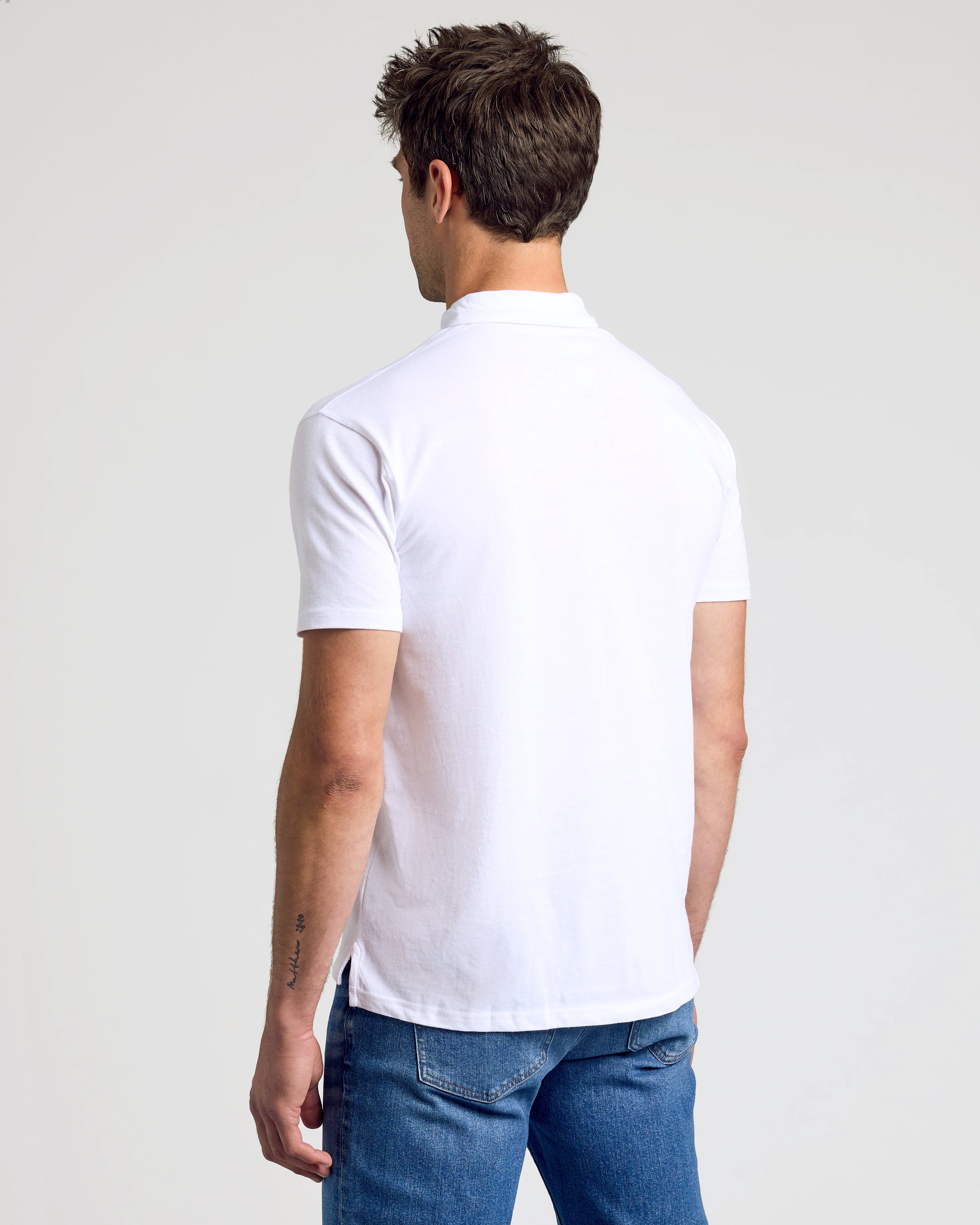 White Classic Polo – True Classic