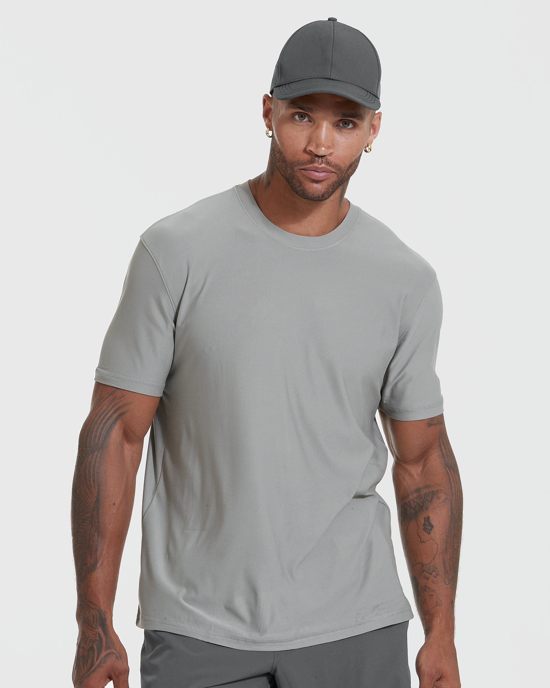 Iron Gray Active Crew Neck | Iron Gray Active Crew Neck | True Classic