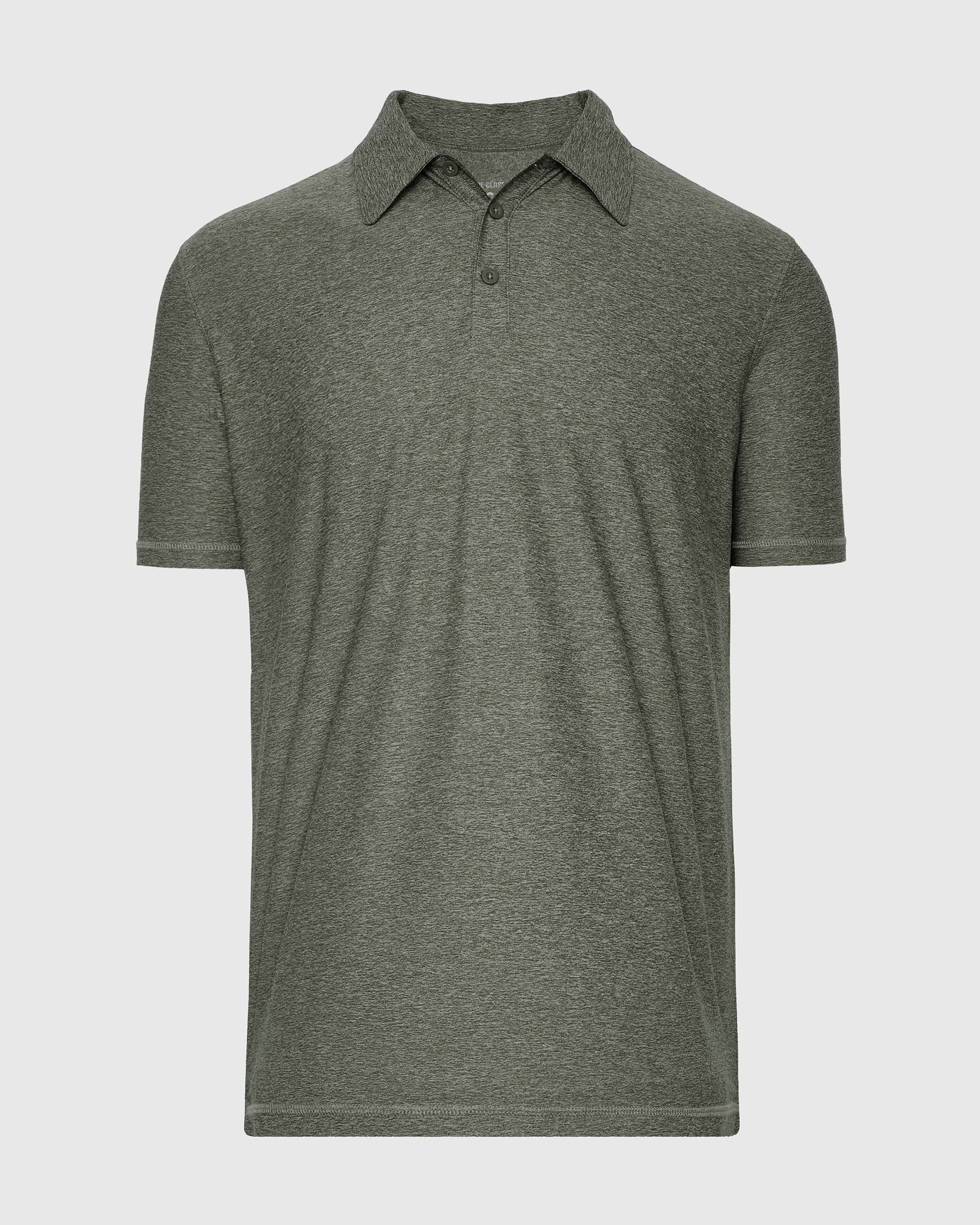 Heather Forest Active Polo | Heather Forest Active Polo | True Classic