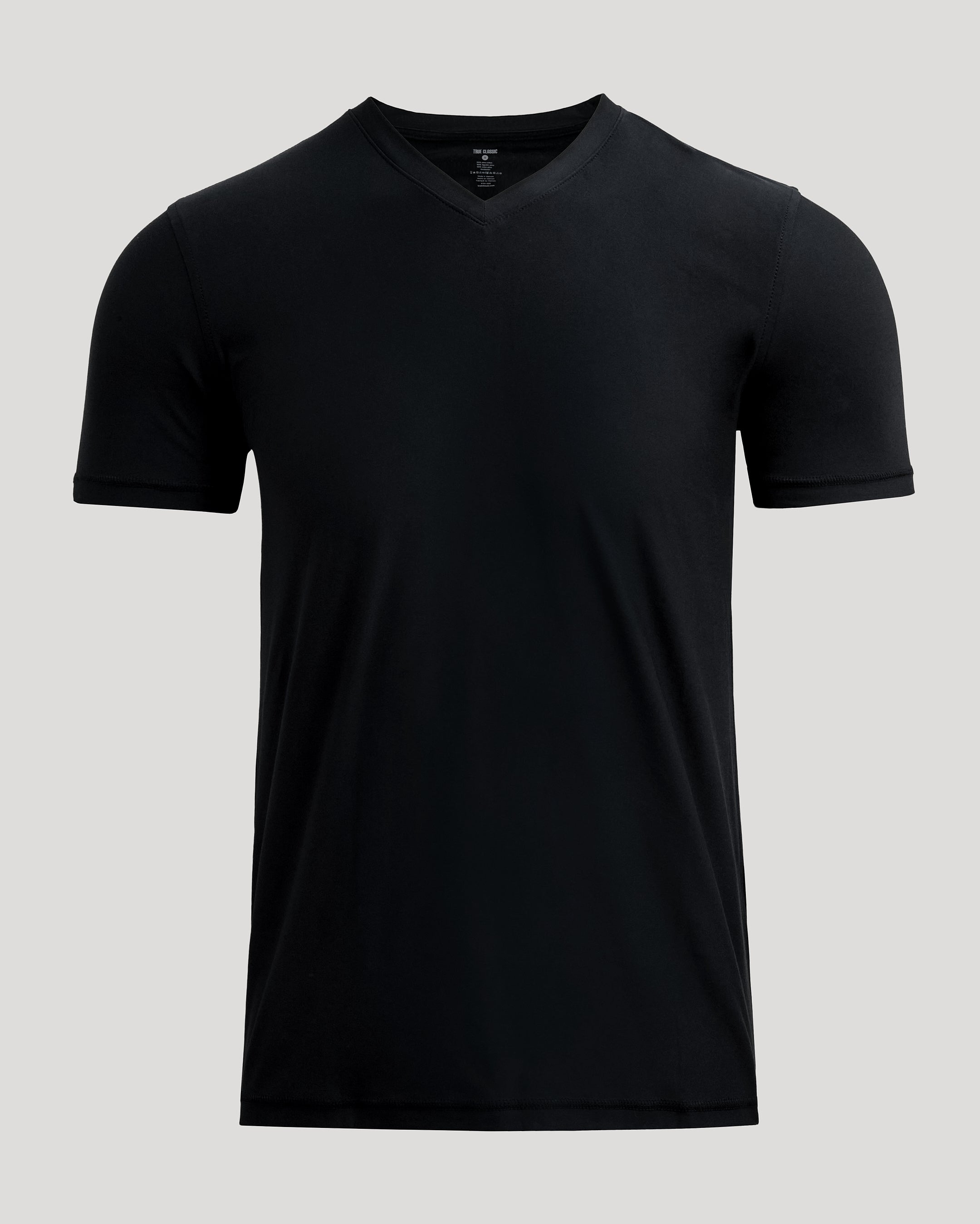 Black Active V-Neck | Black Active V-Neck | True Classic