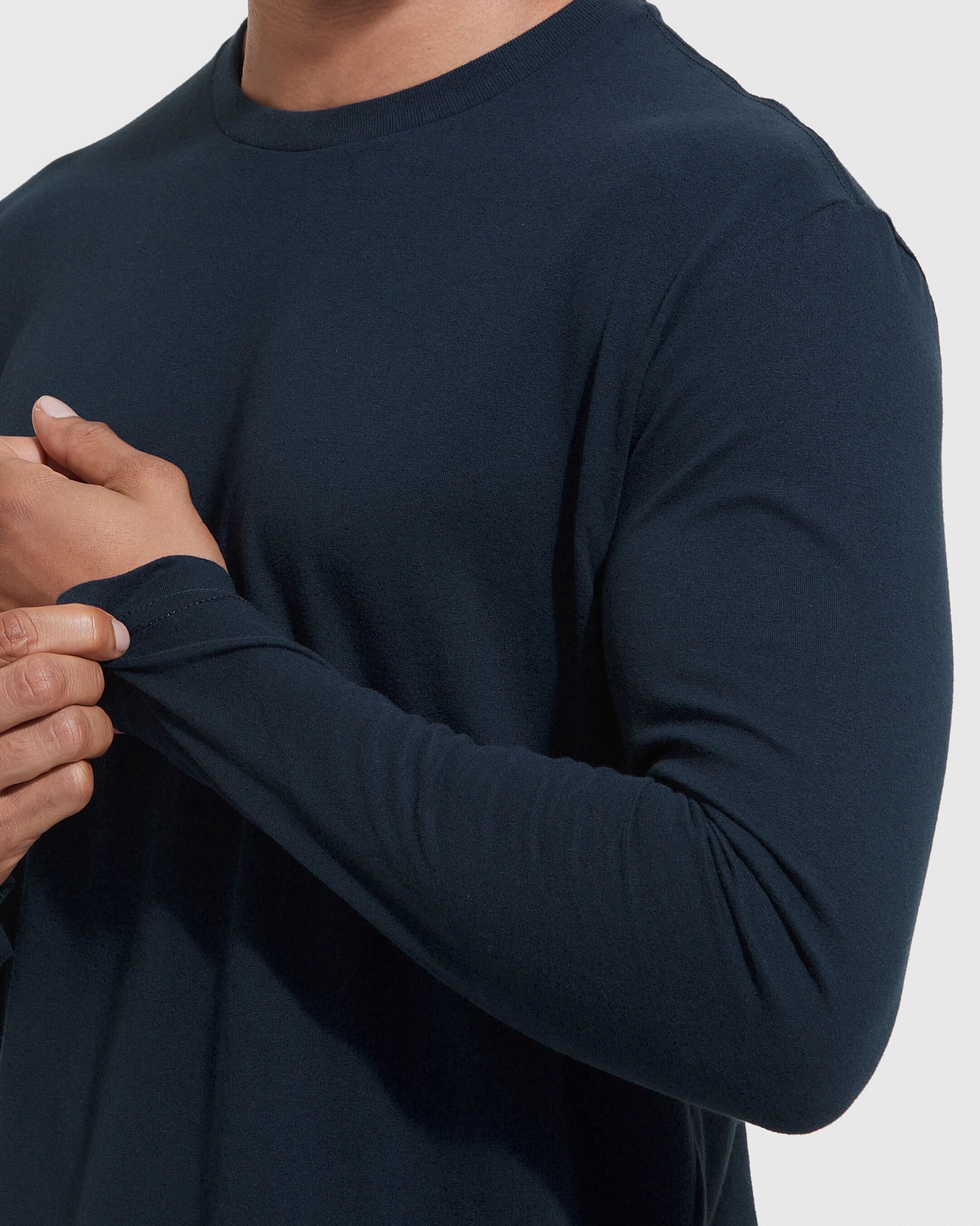 Navy Crew Neck Long Sleeve – True Classic