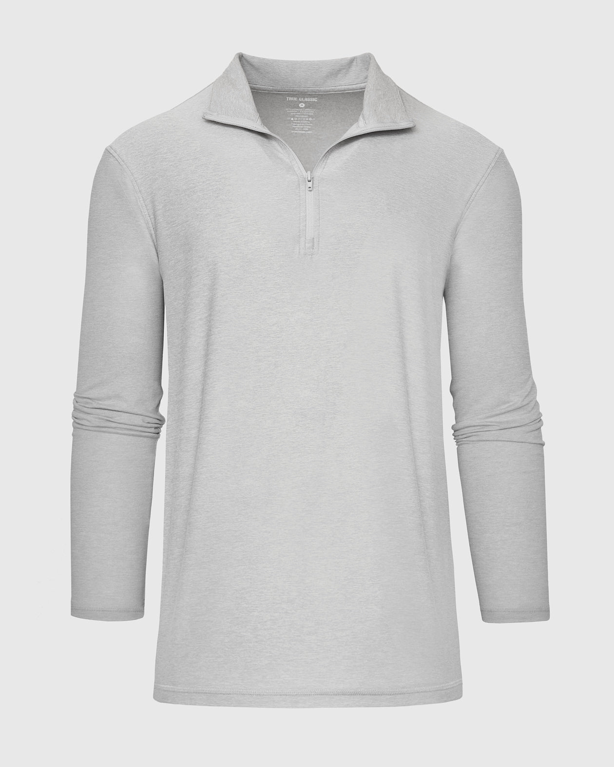 Light Heather Gray Active Quarter Zip Shirt | Light Heather Gray Active ...