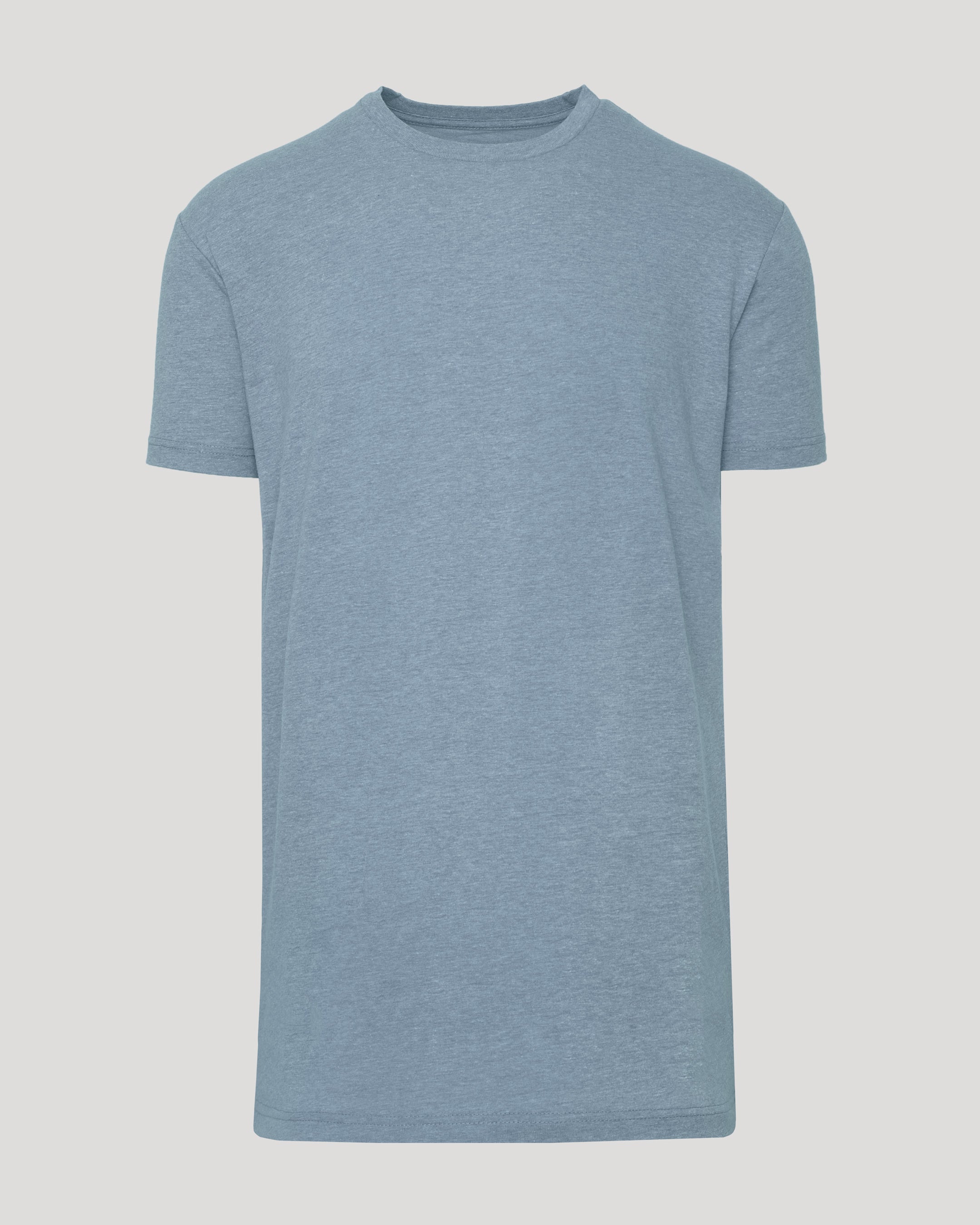 Heather Indigo Tall Straight Hem Crew Neck T-Shirt | Heather Indigo ...