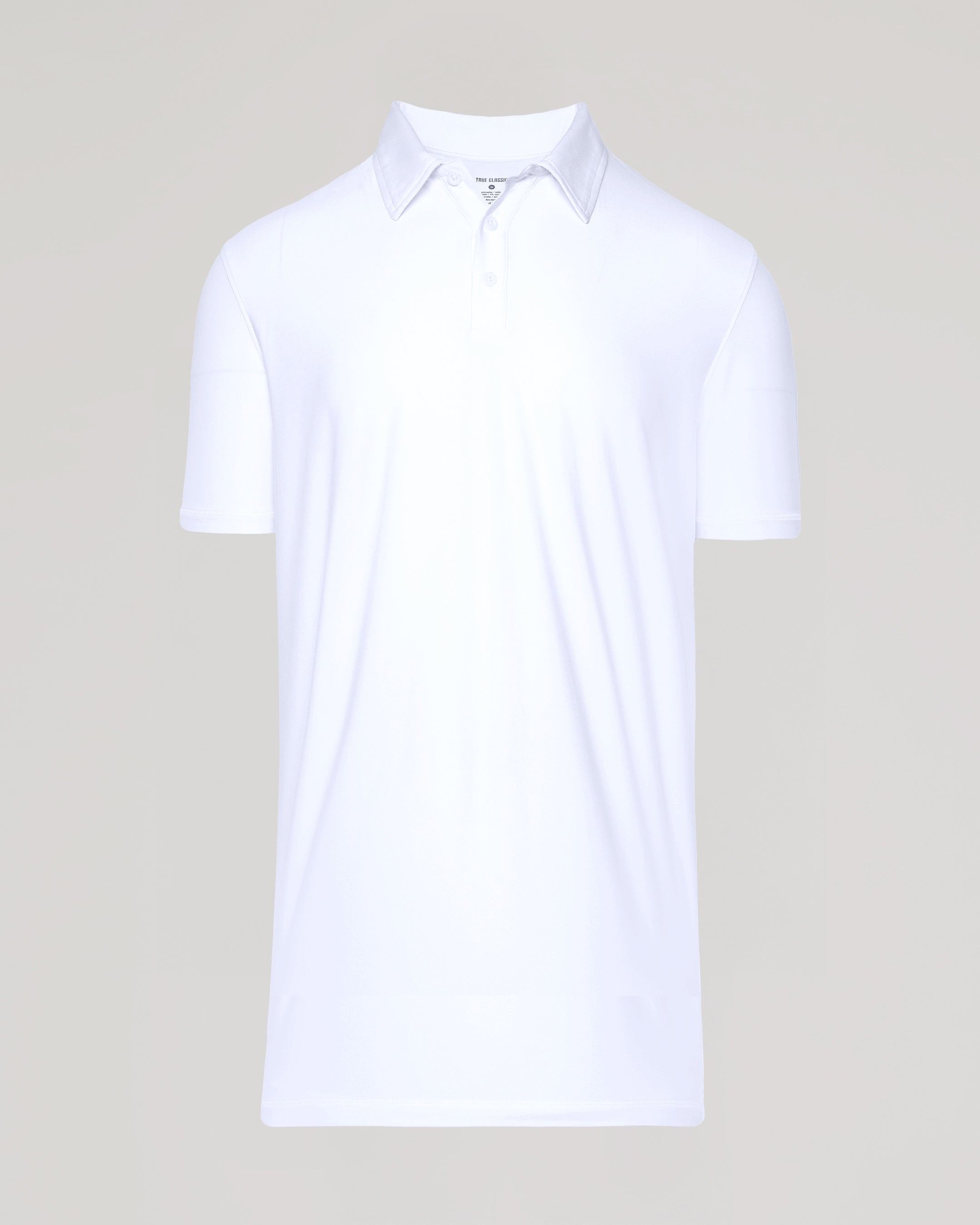 White Active Short Sleeve Polo | White Active Short Sleeve Polo | True ...