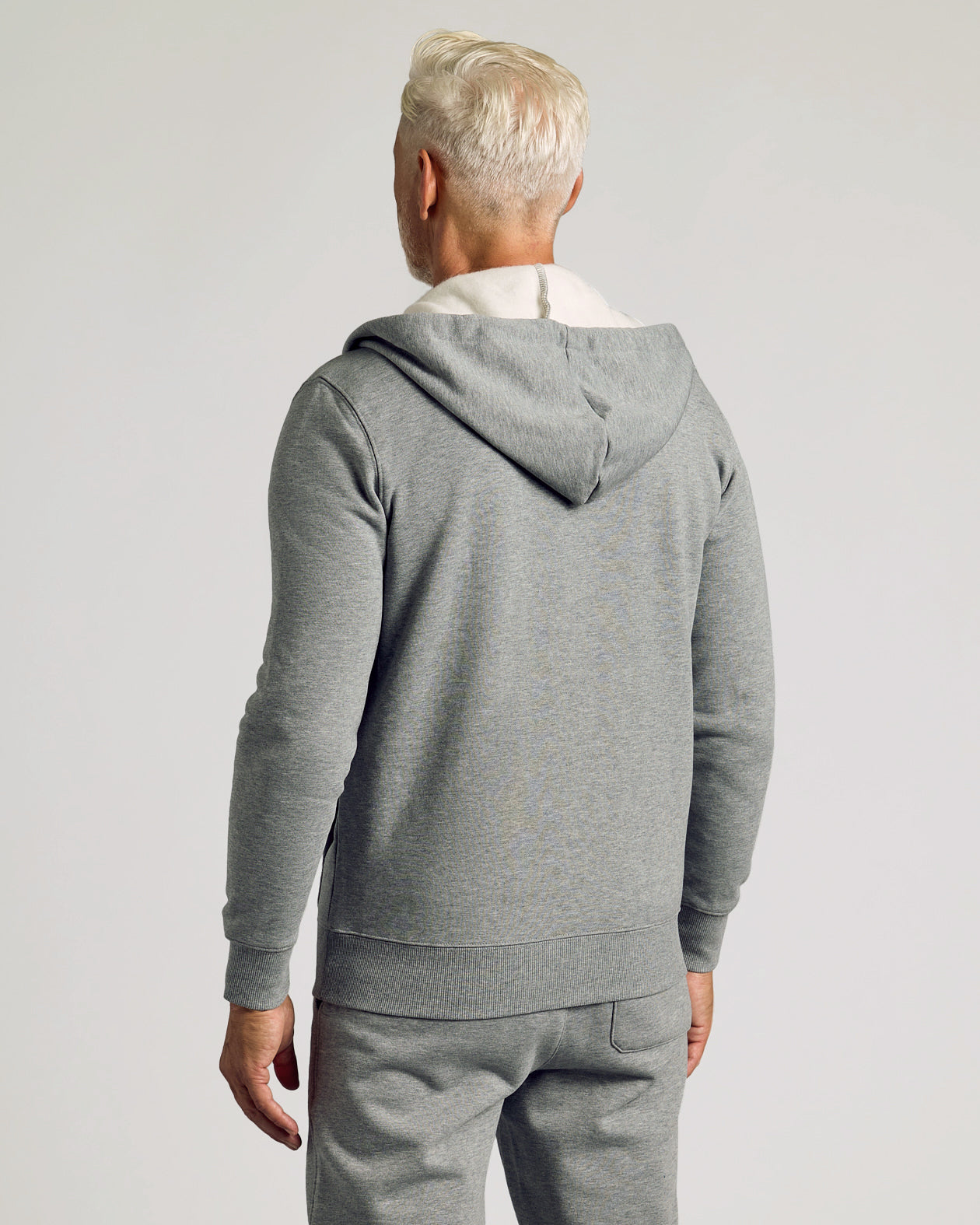 Dark Heather Gray Fleece French Terry Zip Hoodie – True Classic