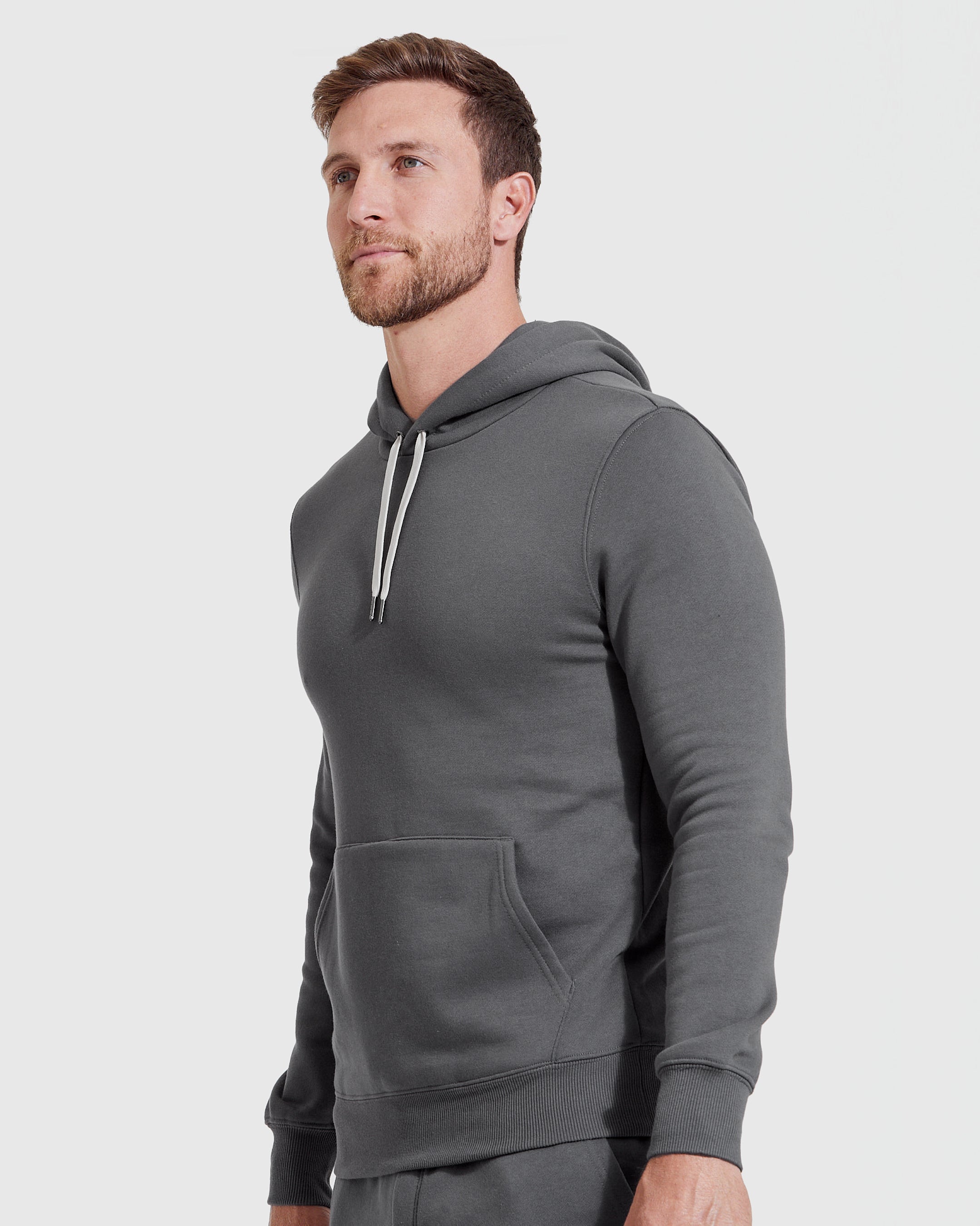 Carbon Fleece French Terry Pullover Hoodie | Carbon Fleece French Terry ...