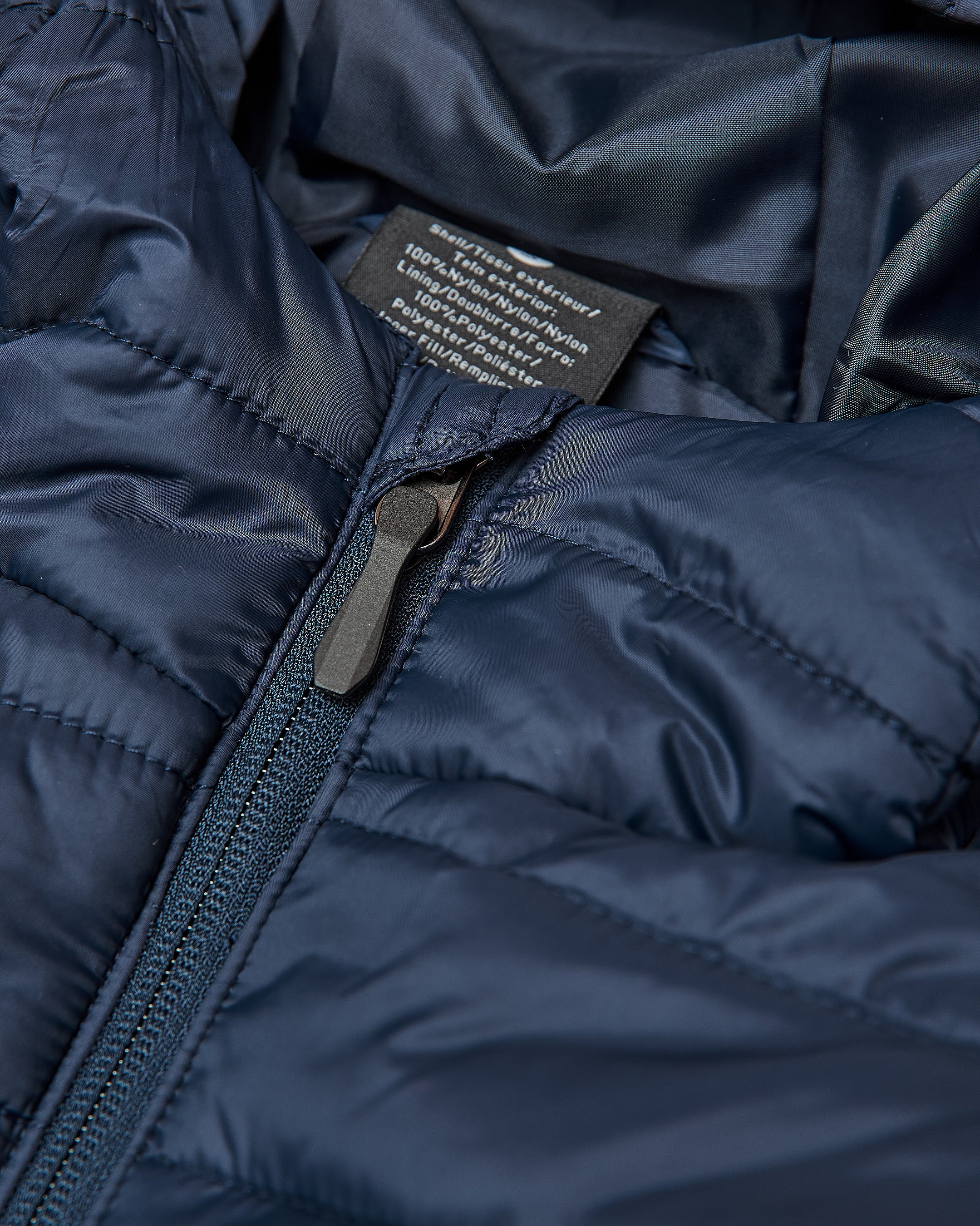 Navy Hooded Puffer Jacket | Navy Hooded Puffer Jacket | True Classic