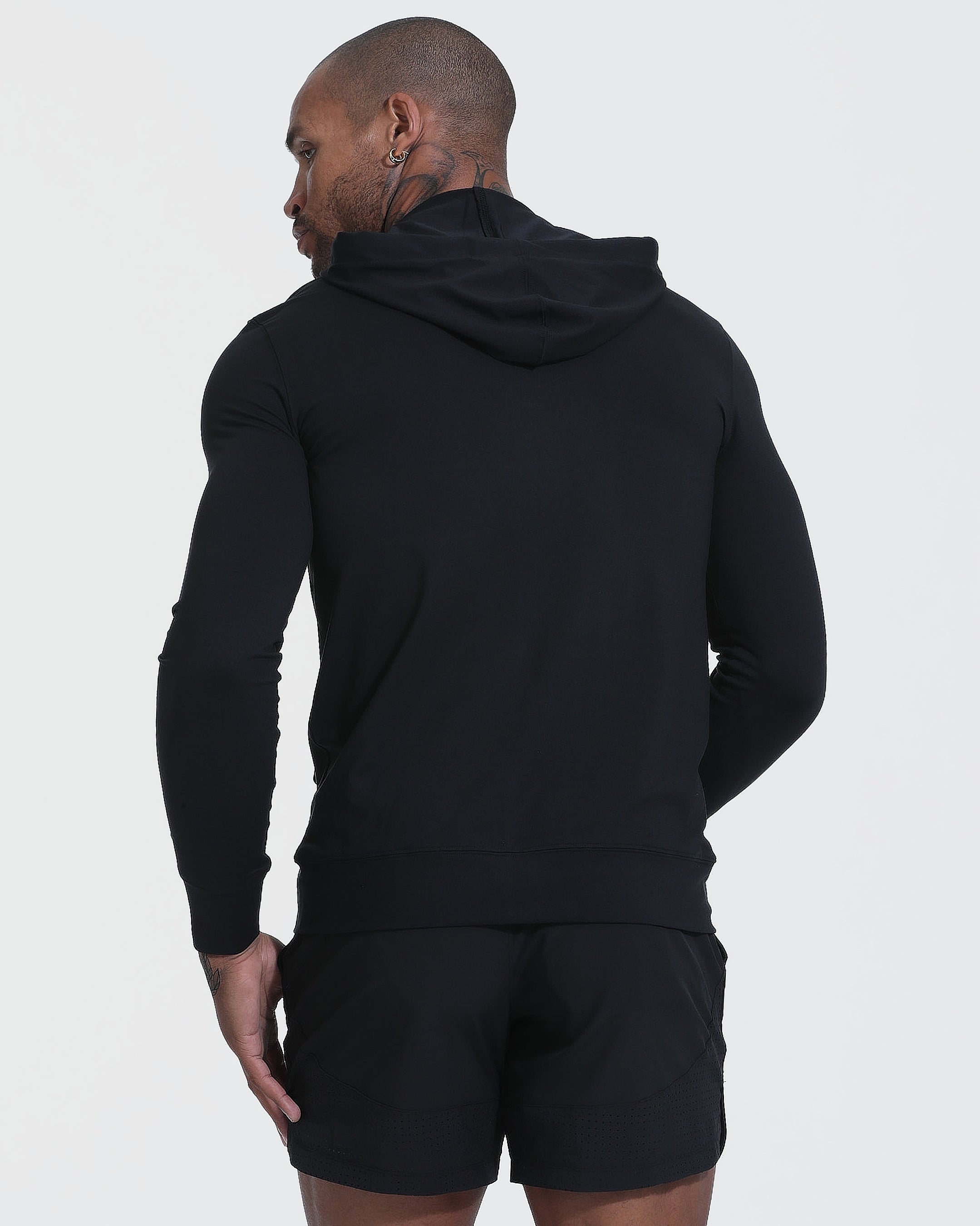 Black Active Comfort Full Zip Hoodie | Black Active Comfort Full Zip ...