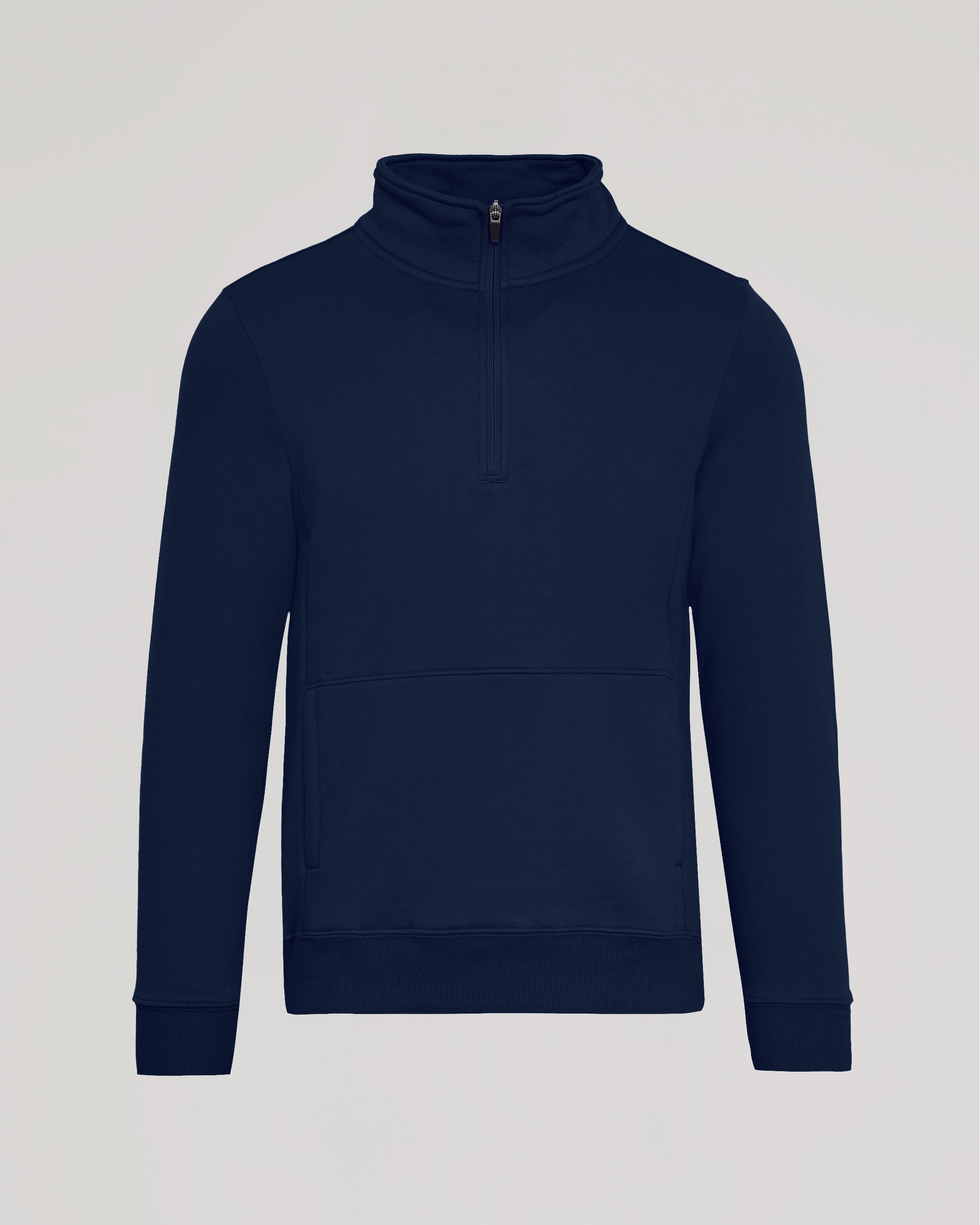 Navy Half Zip Fleece Sweatshirt | Navy Half Zip Fleece Sweatshirt ...
