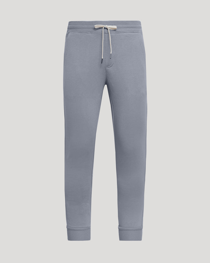 Dusty Blue Fleece French Terry Joggers – True Classic