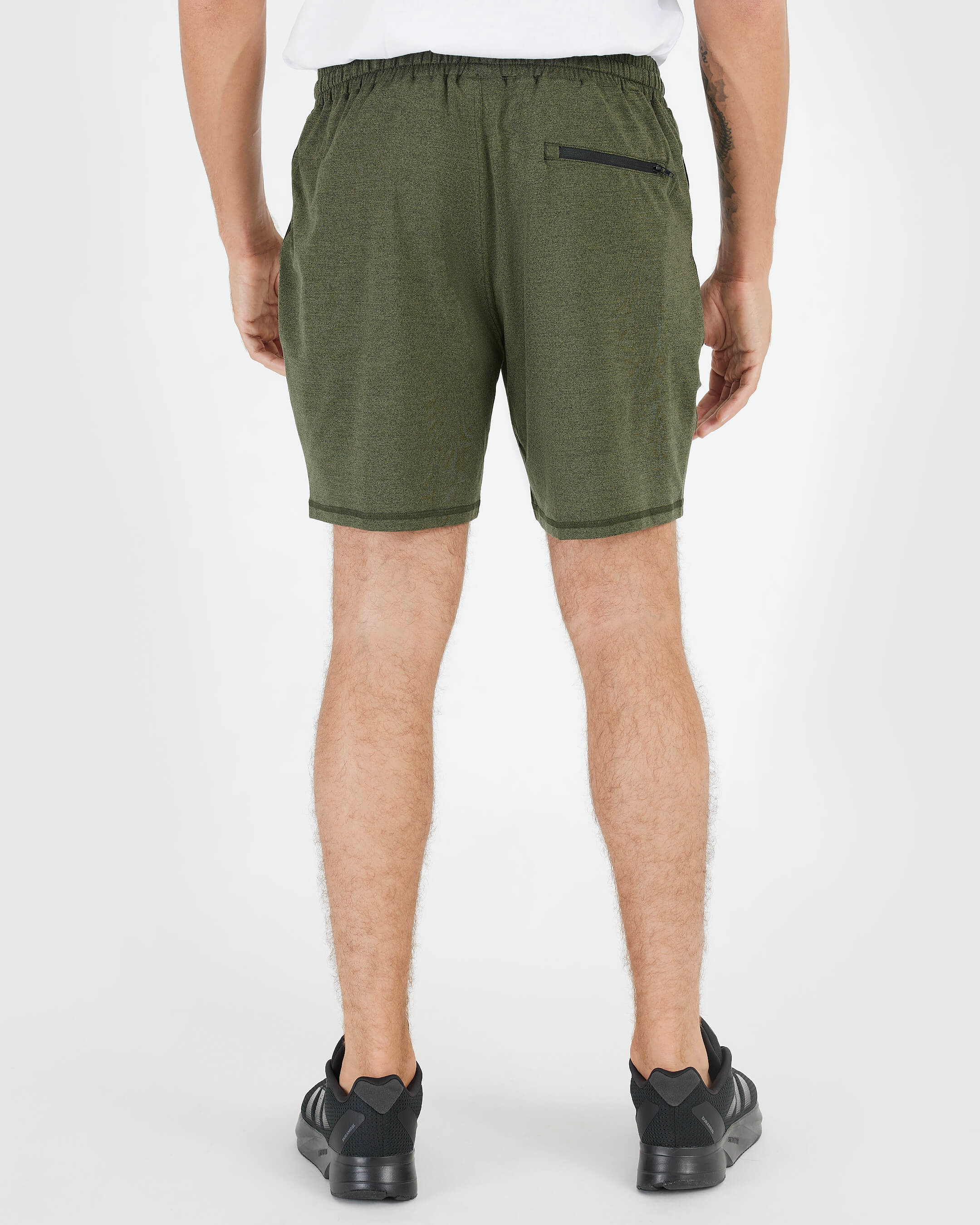 Dark Heather Military Green Active Comfort Short – True Classic