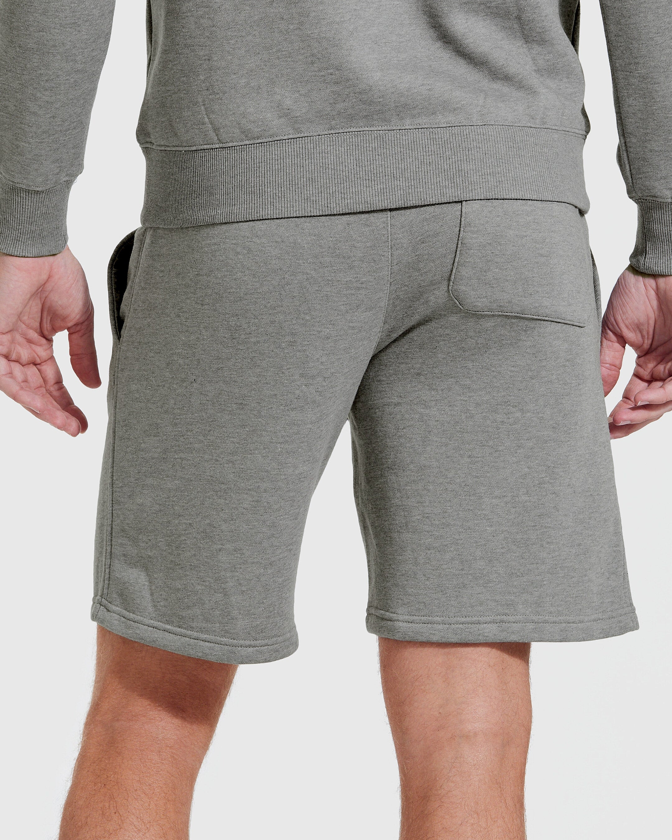 Medium Heather Gray Fleece French Terry Shorts – True Classic