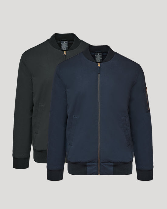 Black & Navy Bomber Jacket 2-Pack | True Classic