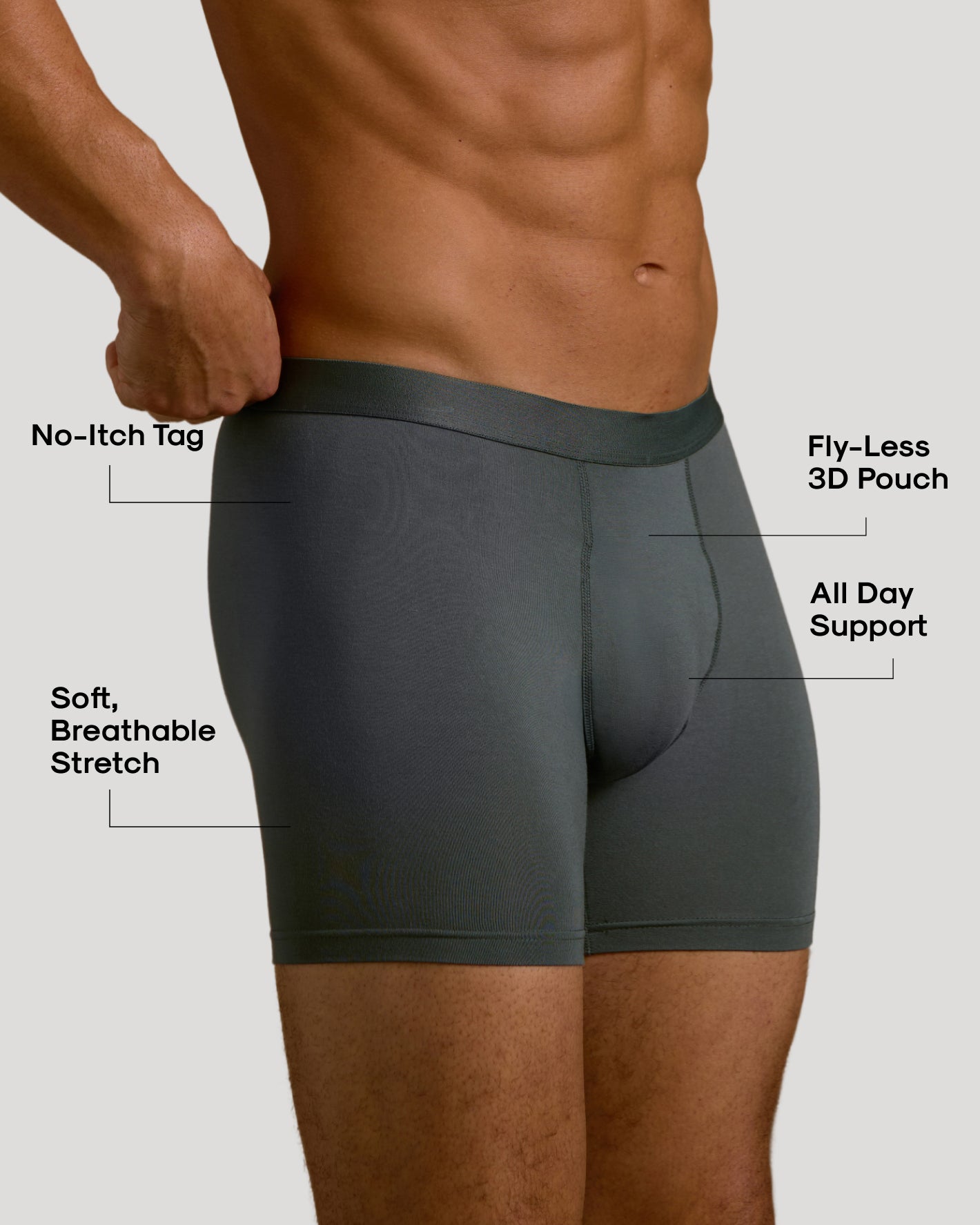 Carbon Boxer Briefs 12-Pack | Carbon Boxer Briefs 12-Pack | True Classic