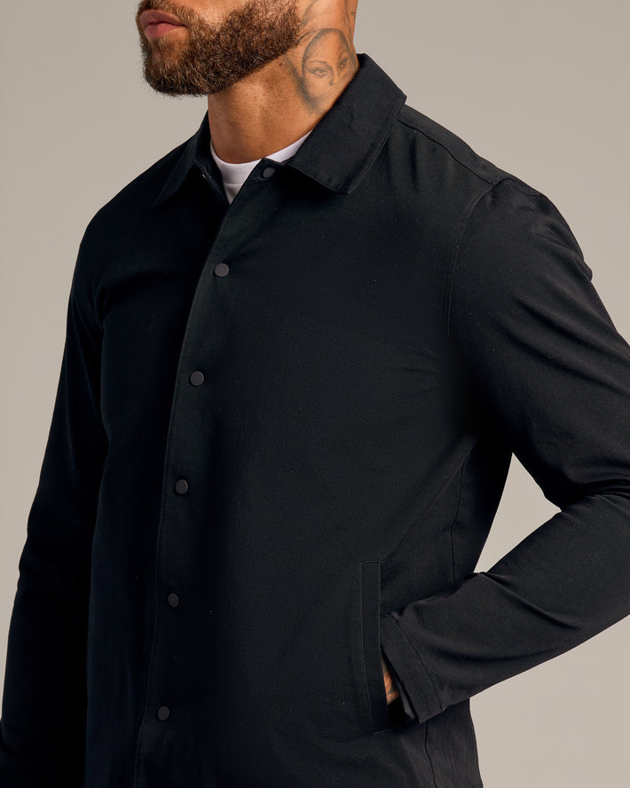 Black Coaches Jacket | Black Coaches Jacket | True Classic