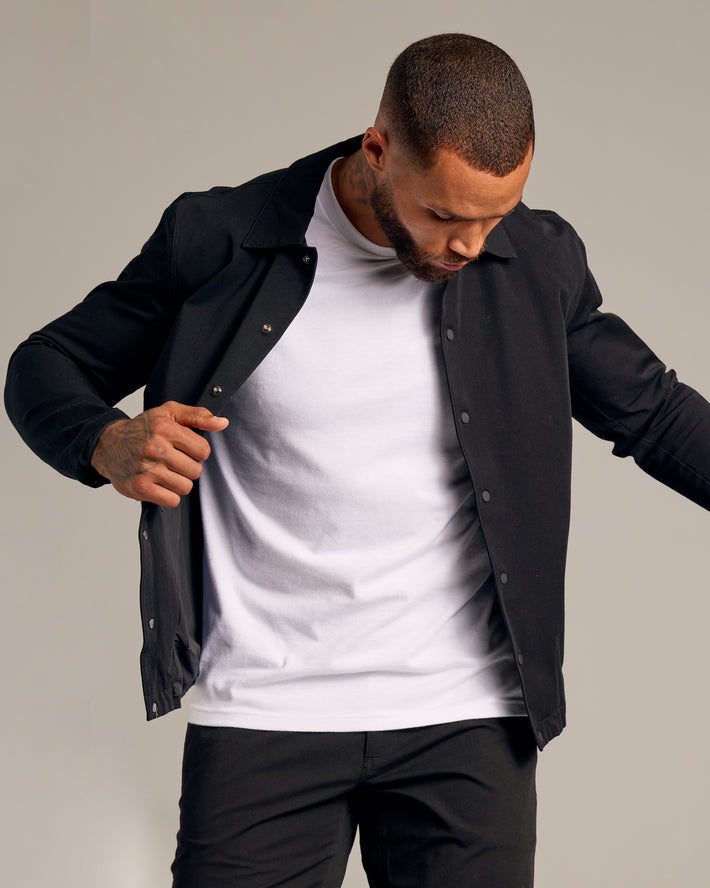 Black Coaches Jacket | Black Coaches Jacket | True Classic