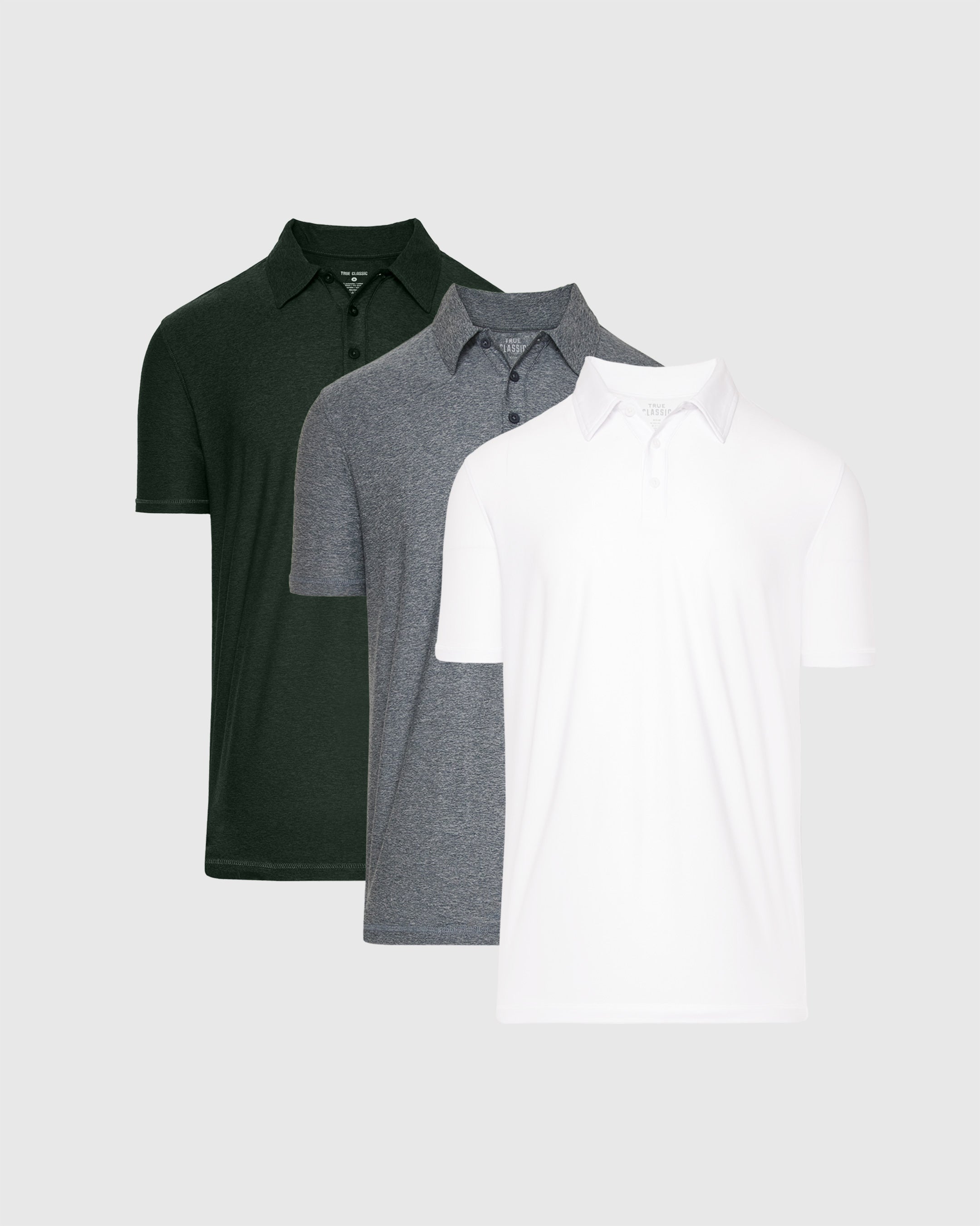 Heather Active Polo 3-Pack | Heather Active Polo 3-Pack | True Classic