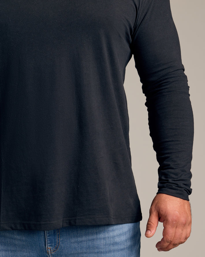 Carbon Classic Long Sleeve Crew Neck – True Classic
