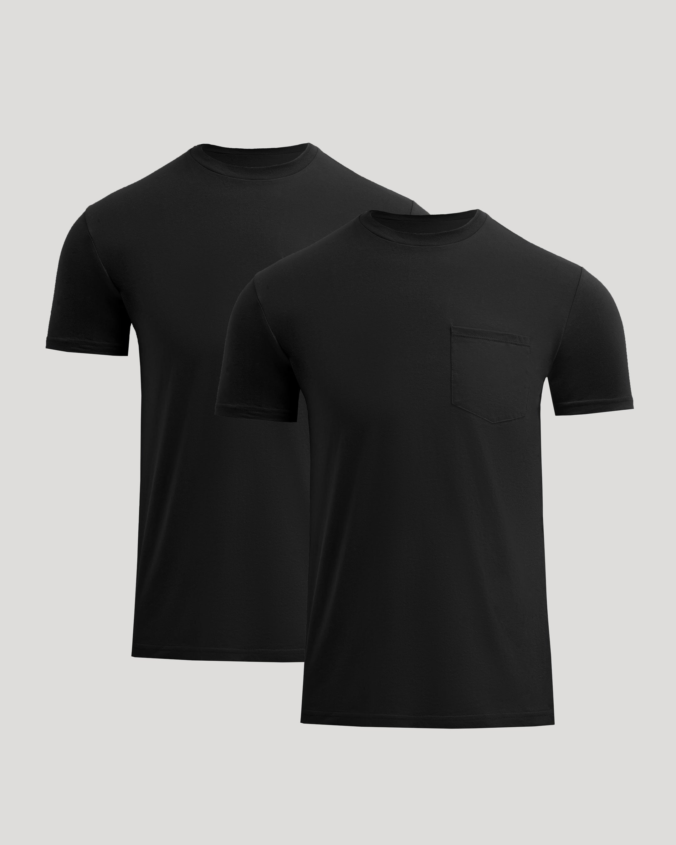 Black Classic Pocket Crew 2-Pack - True Classic