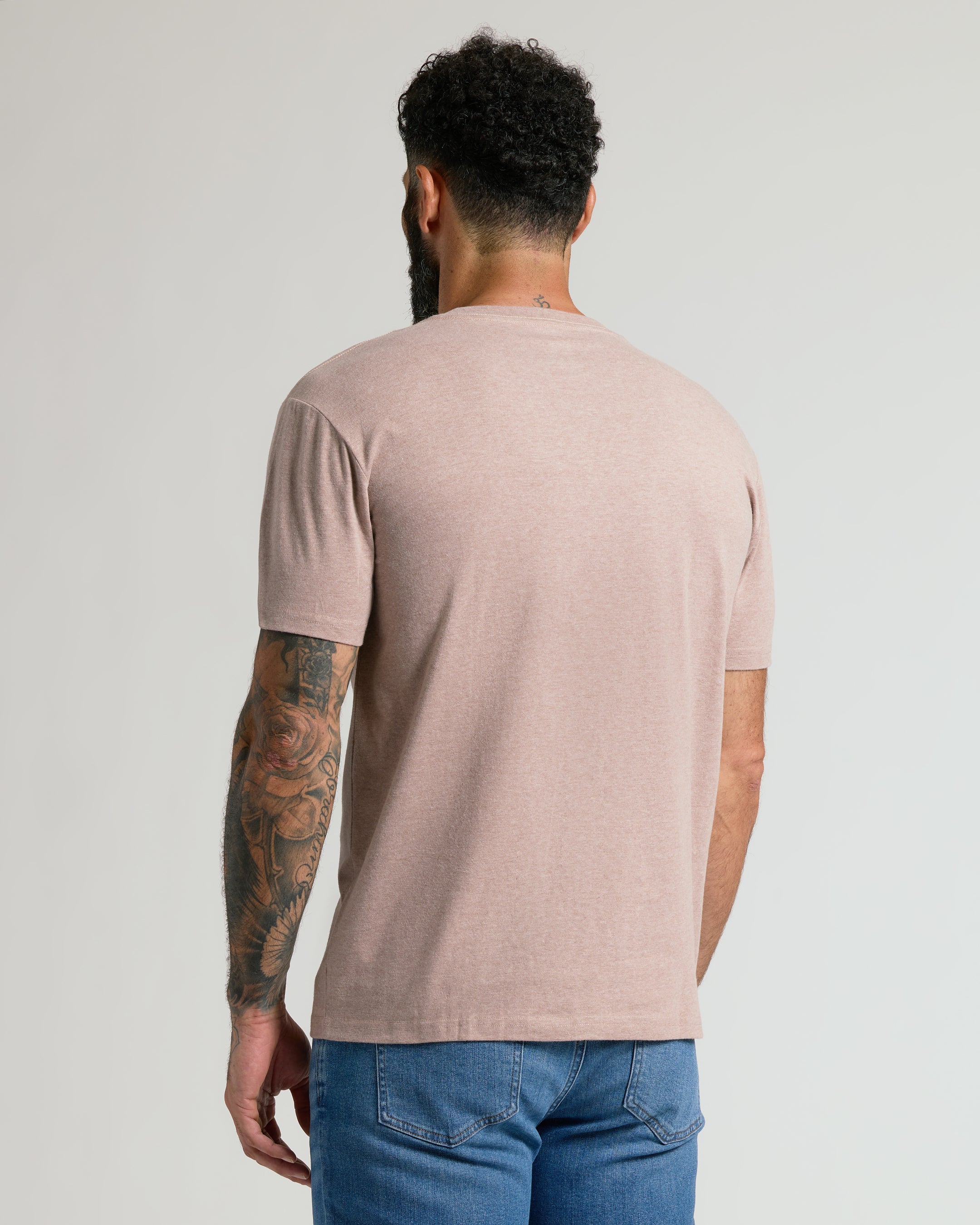 TCT_4100_Short-Sleeve-Classic-V-Neck_LIGHT-HEATHER-SLATE-MAUVE_Medium ...