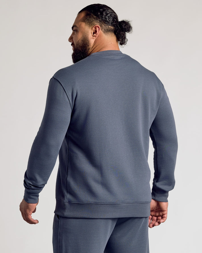 Stormy Fleece French Terry Pullover Crew Neck Sweatshirt | Stormy ...