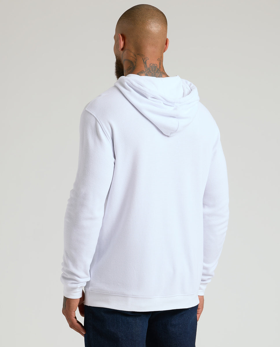 White Waffle Hoodie - True Classic