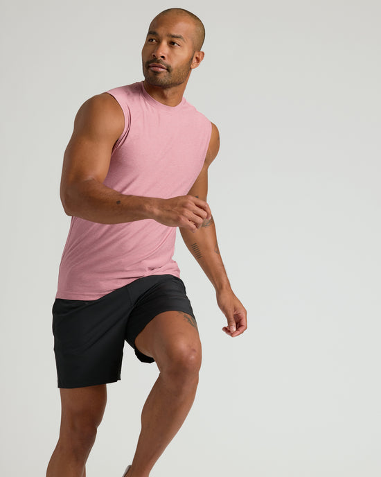 Quartz Rose Active Sleeveless Muscle Tee | Quartz Rose Active ...