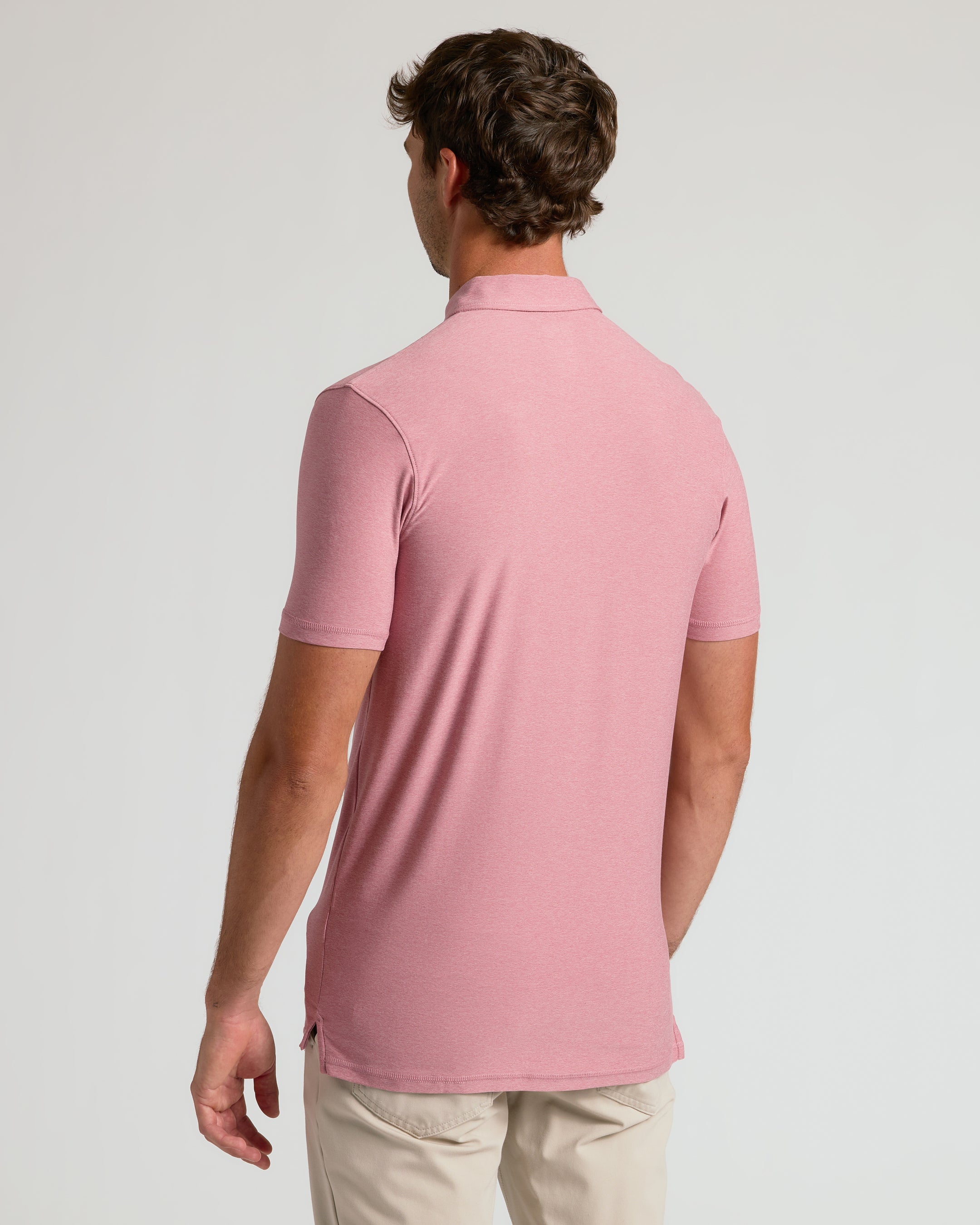 Quartz Rose Active Short Sleeve Polo | Quartz Rose Active Short Sleeve ...