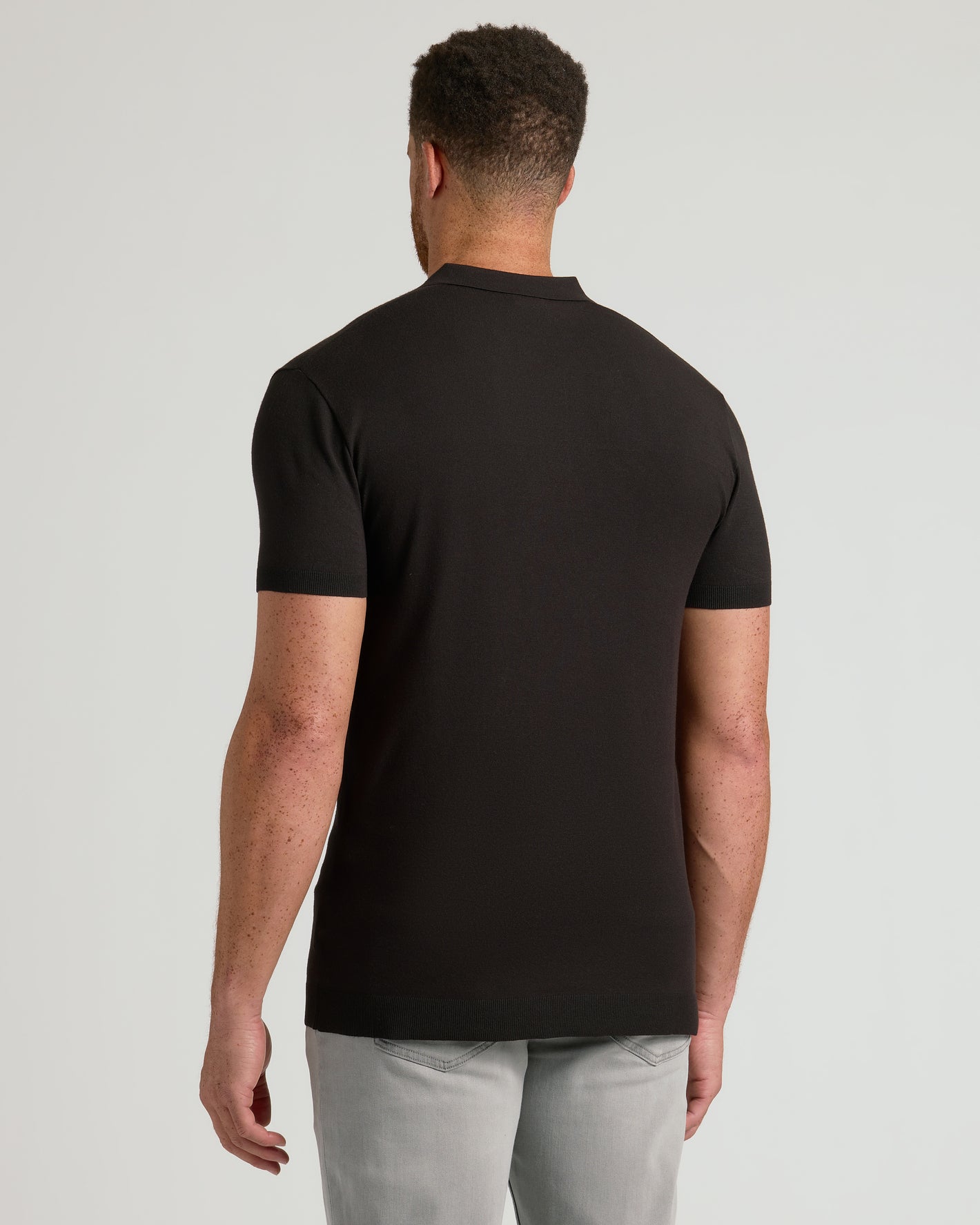 Black Tall Dressy Polo 3-Pack