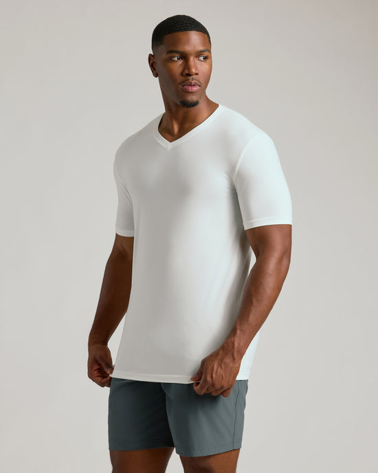 Moon Tall Active V-Neck | Moon Tall Active V-Neck | True Classic