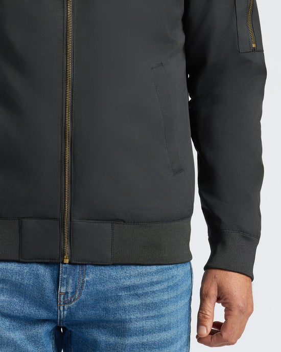 Black Bomber Jacket | Black Bomber Jacket | True Classic