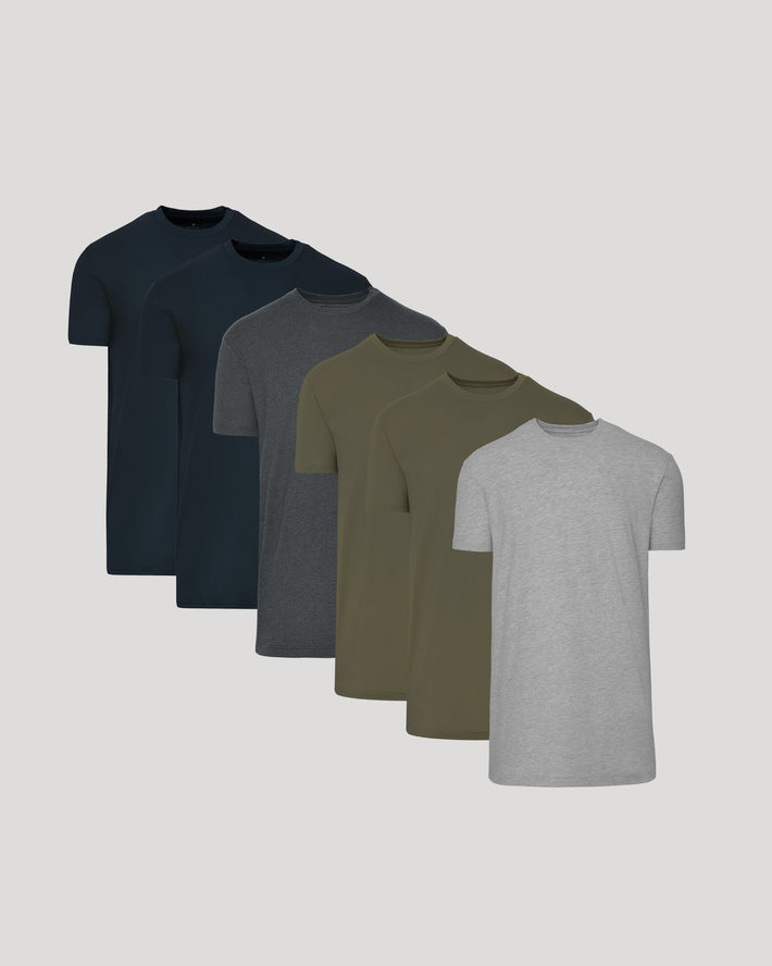 Tall Straight Hem T-Shirt 6-Pack | True Classic