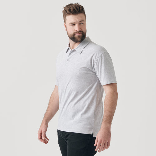 Light Heather Gray Polo