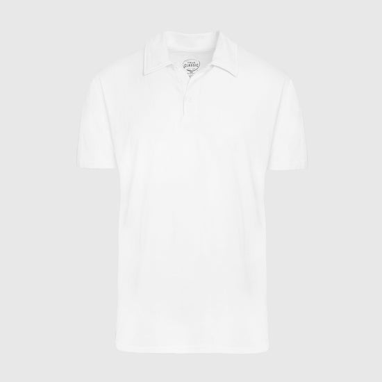 White Classic Polo – True Classic