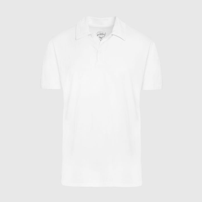 White Classic Polo – True Classic