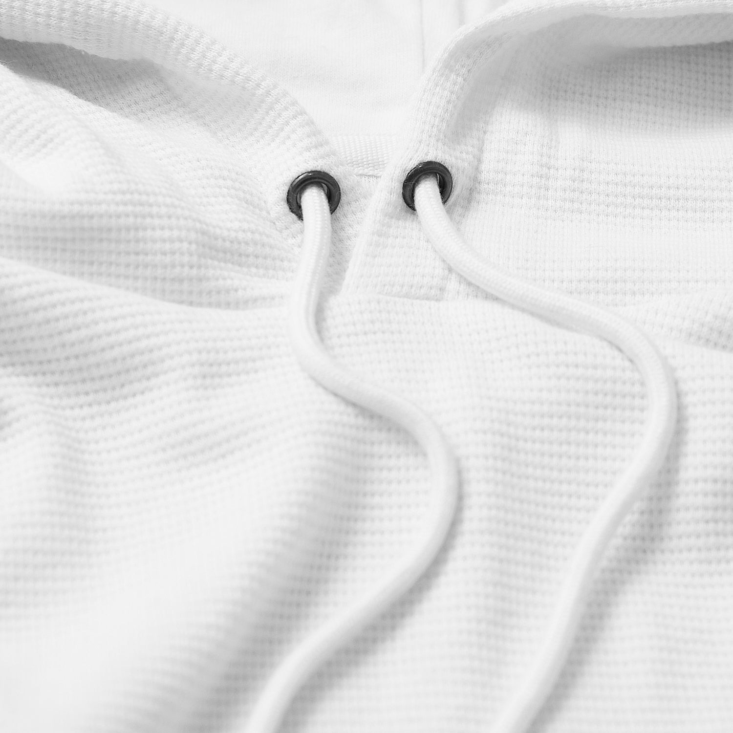 White Waffle Hoodie - True Classic